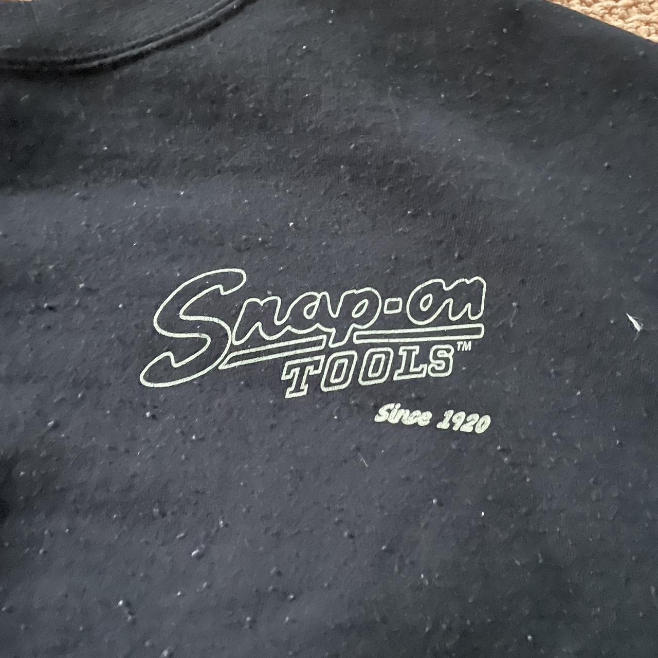 snap on tools vintage crew neck and perfectly... - Depop