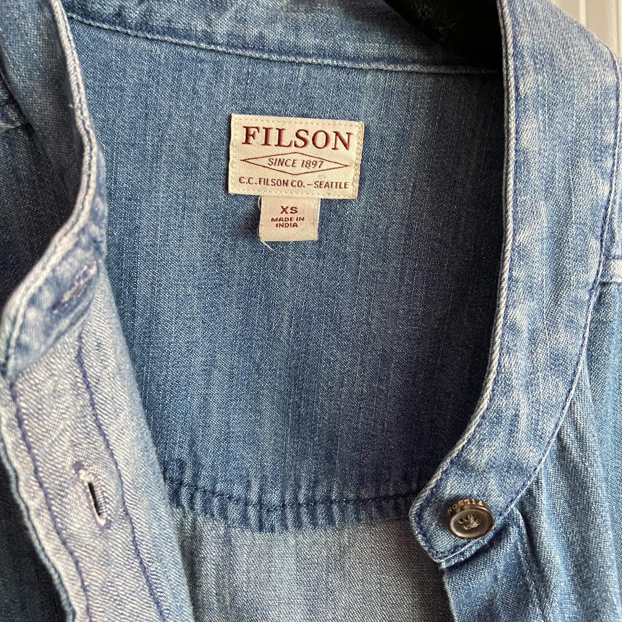 Filson Women's Blue Top | Depop
