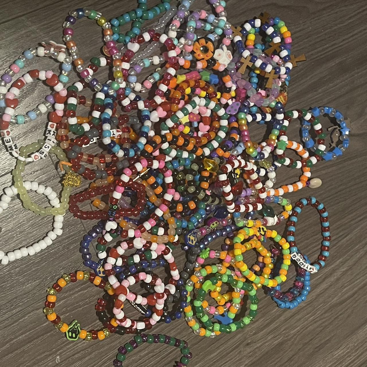 Kandi rave bracelets 1-2$ each - Depop