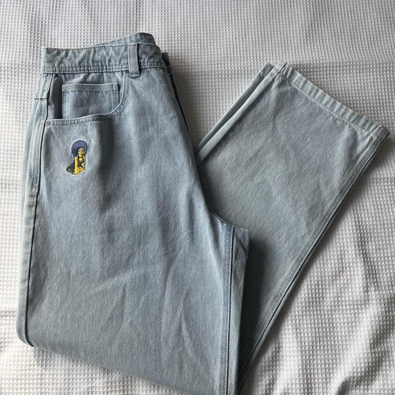 Mens simpsons baggy denim jeans Size 32 New without... | Depop
