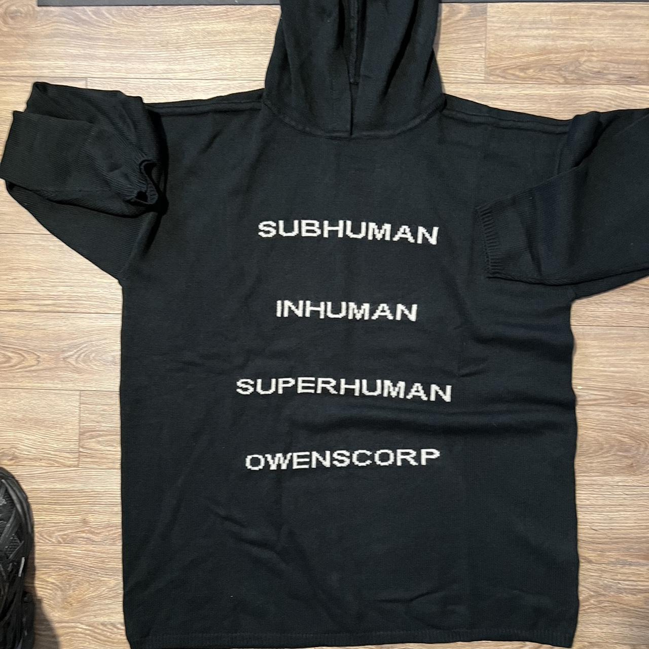 Rick Owens superhuman inhuman subhuman knit Size... - Depop
