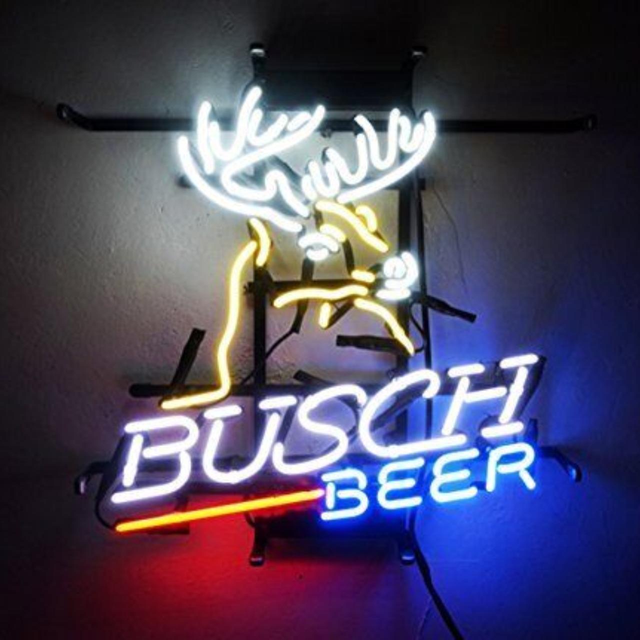 Light Up Busch Beer Deer Sign - Vintage style... - Depop