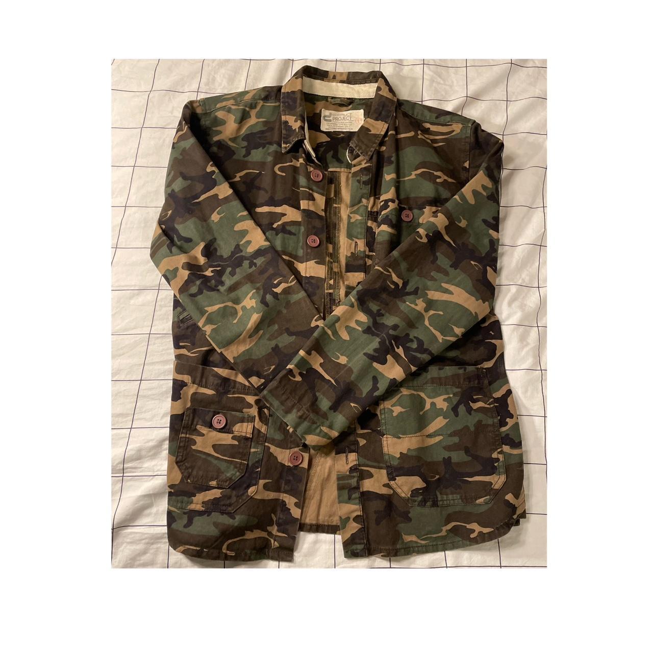 camo mens shirt jacket from d-struct project ! -... - Depop