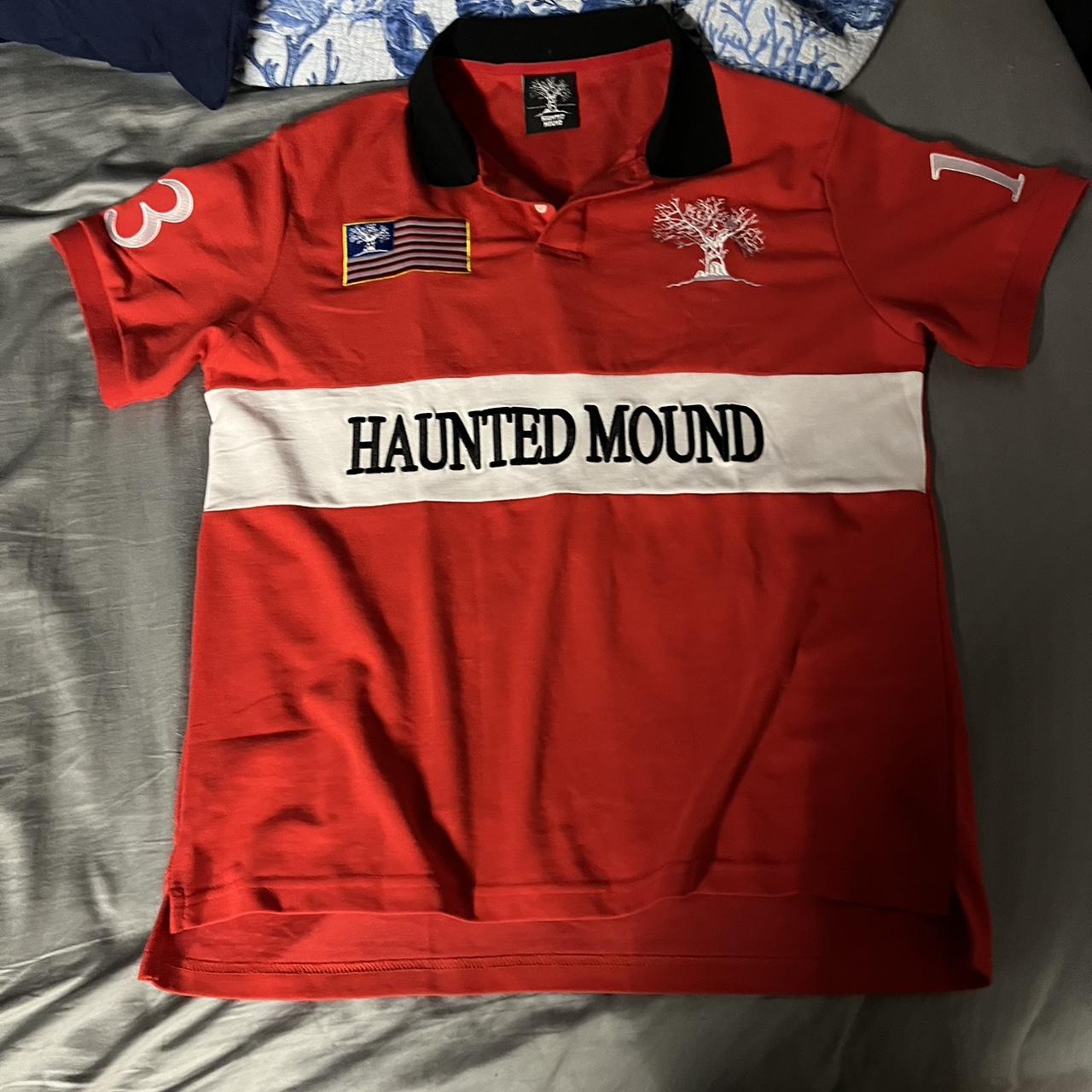 HAUNTED MOUND POLO LARGE only wore once for fit pics... - Depop