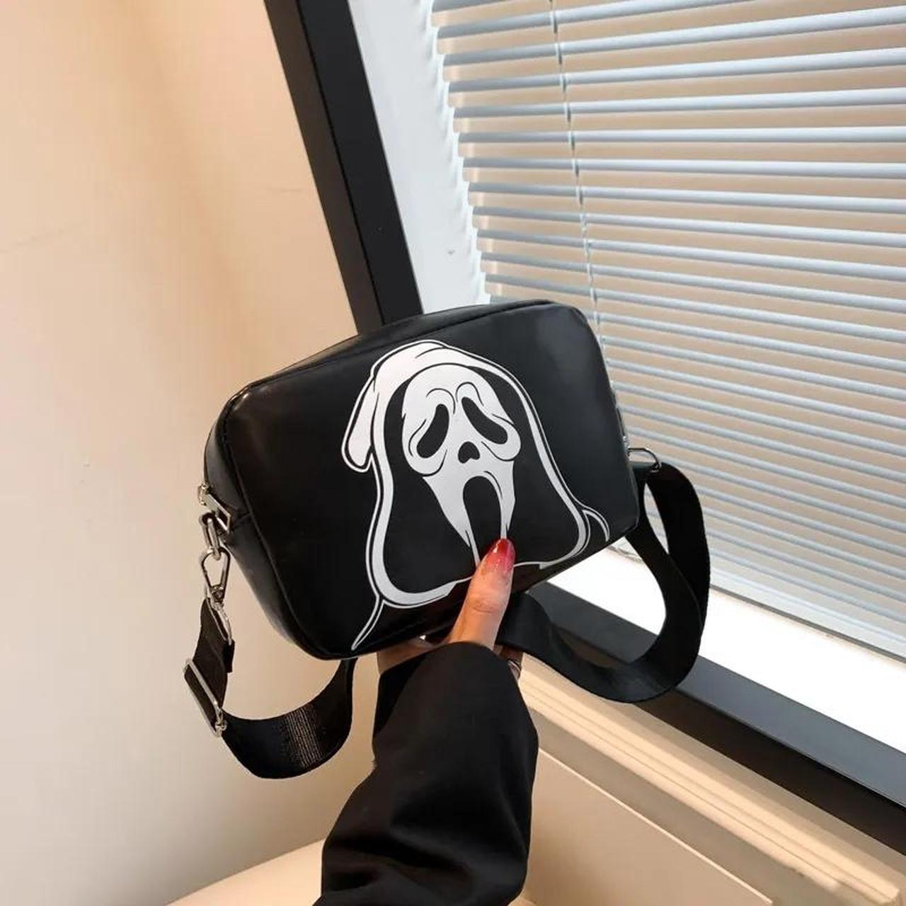 Black and white scream bag #streetwear #shoulderbag | Depop