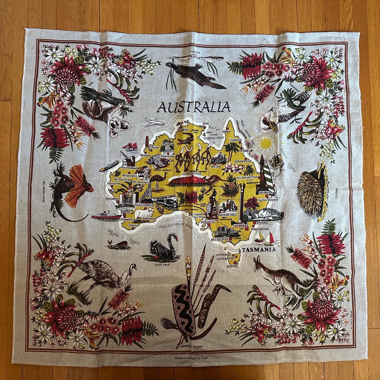 Vintage Heil Design Australian Tourist Map Small... | Depop