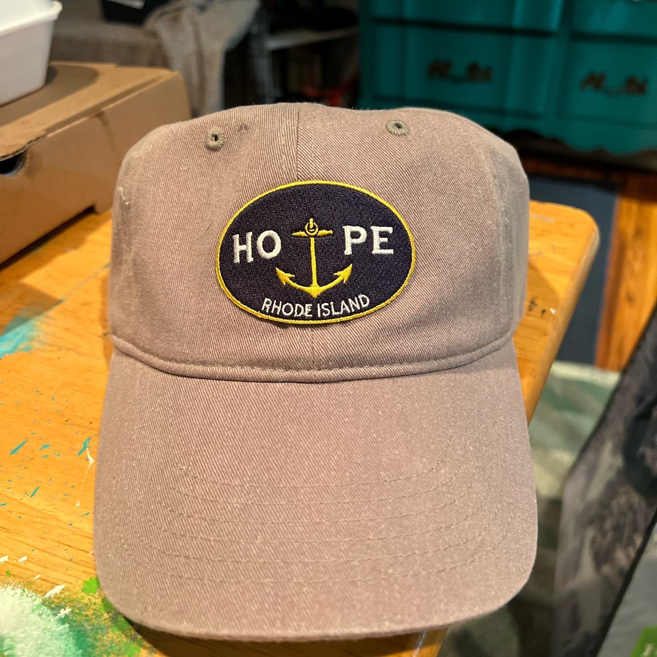 Hope Rhode Island Outdoor hat - Grey - Depop