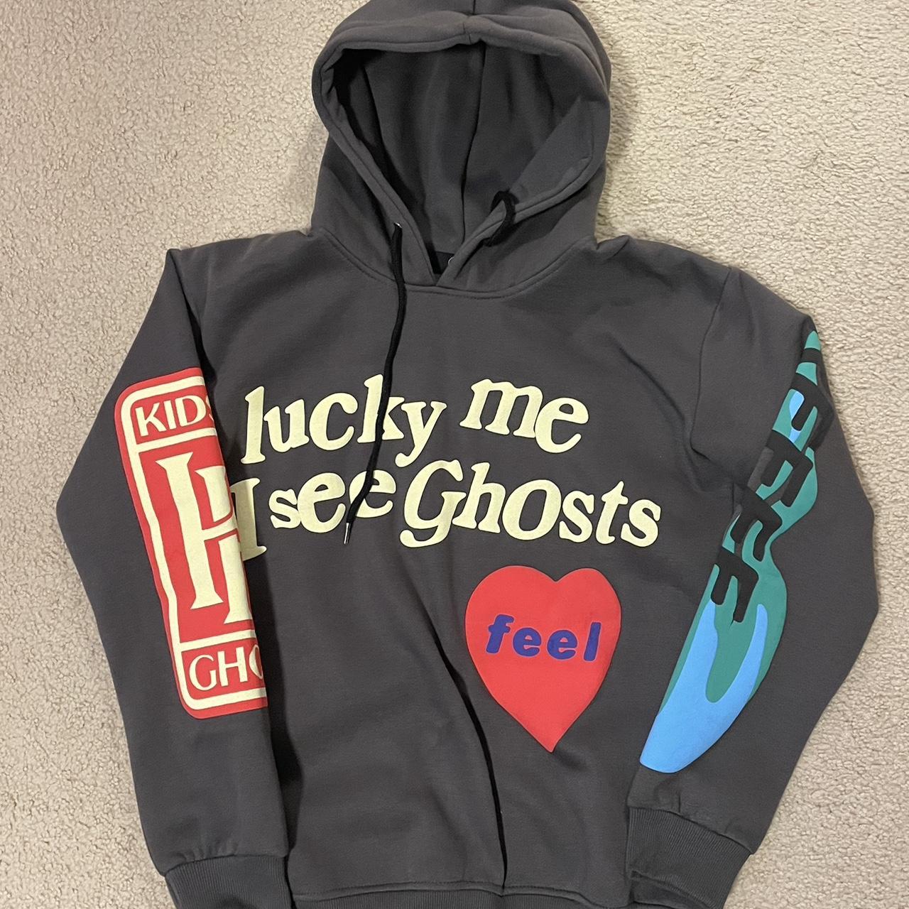 kids see ghosts hoodie || kanye west size: mens xs... - Depop