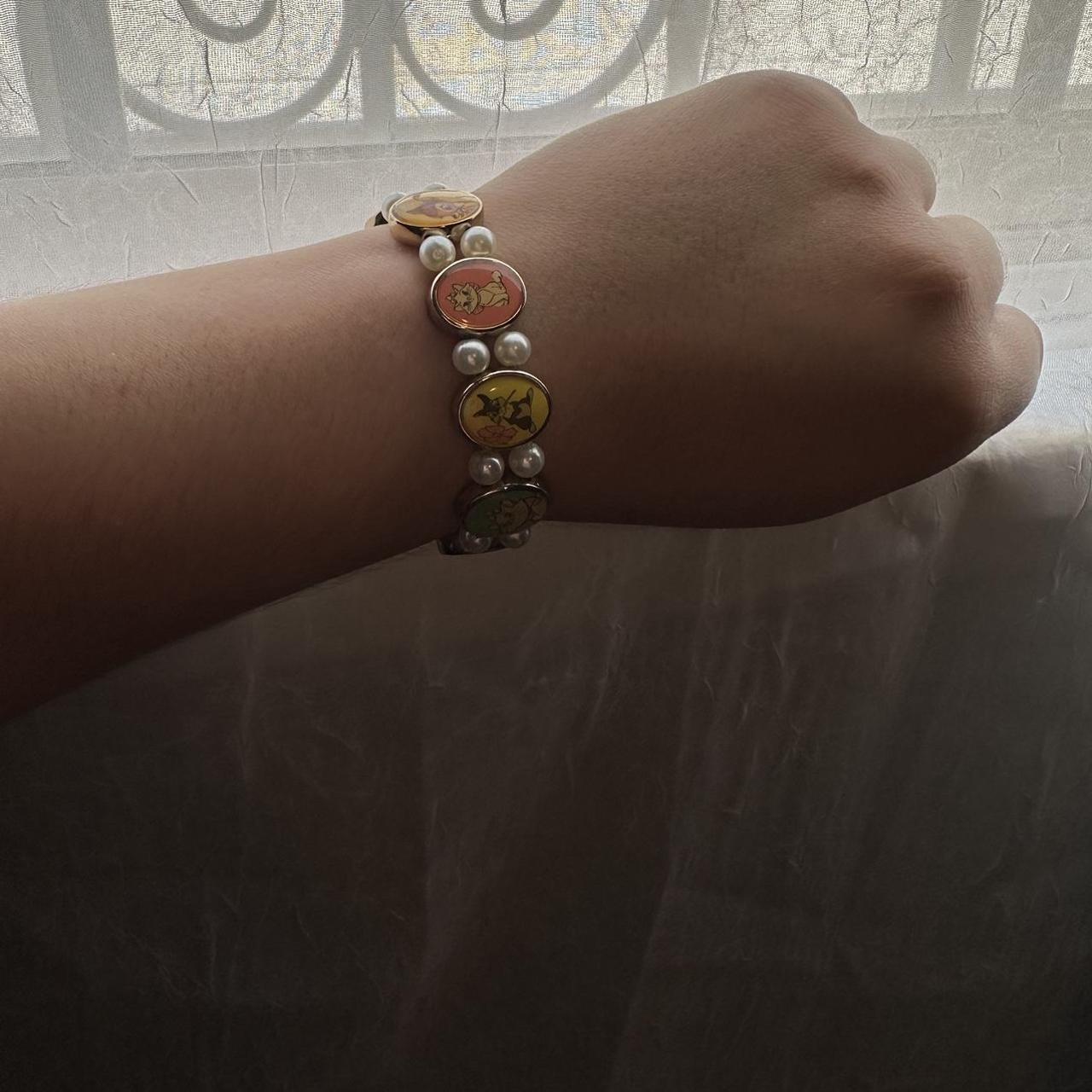 Disney Vintage Elastic Bracelet Elastic... - Depop