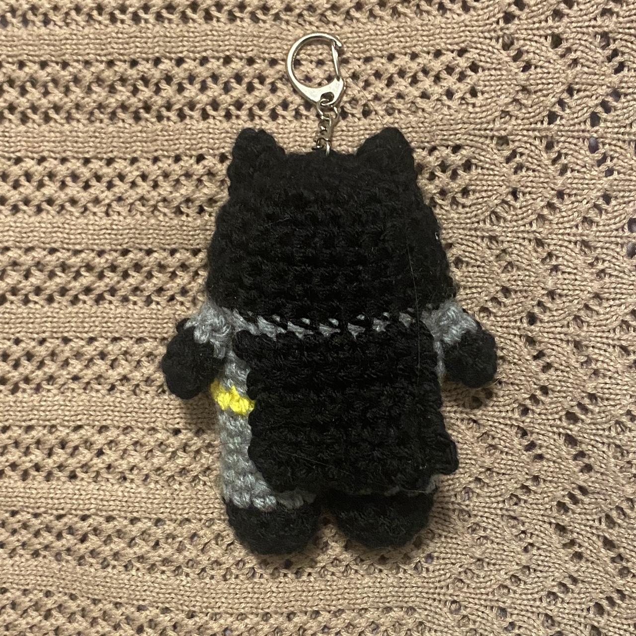 Batman Domo crochet keychain -100%... - Depop