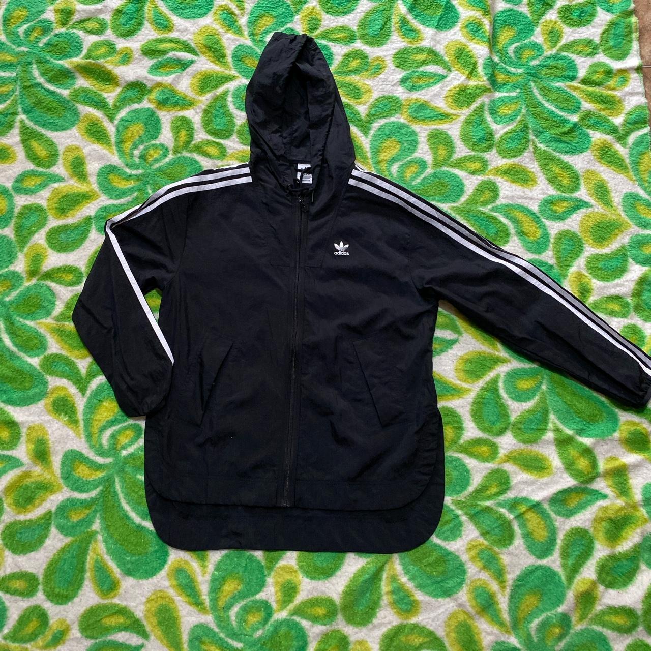 adidas windbreaker no damage present, extremely... - Depop
