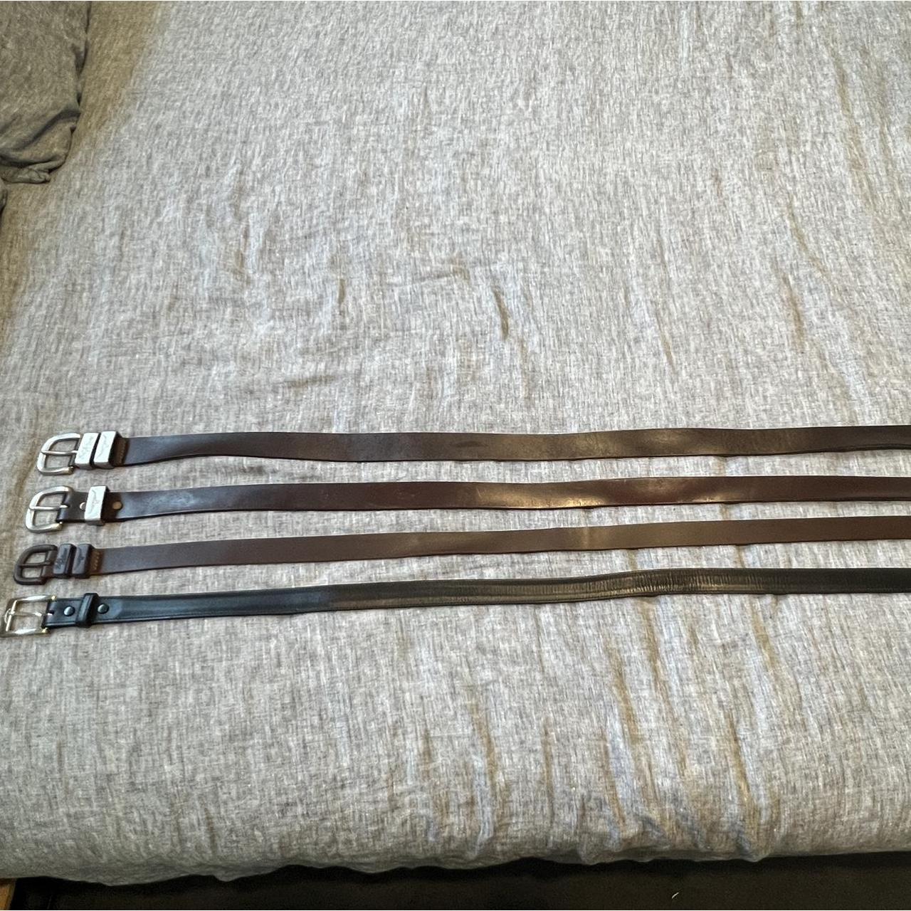 Assorted RM Williams Leather Belts - 46inch. 4 x RM... - Depop