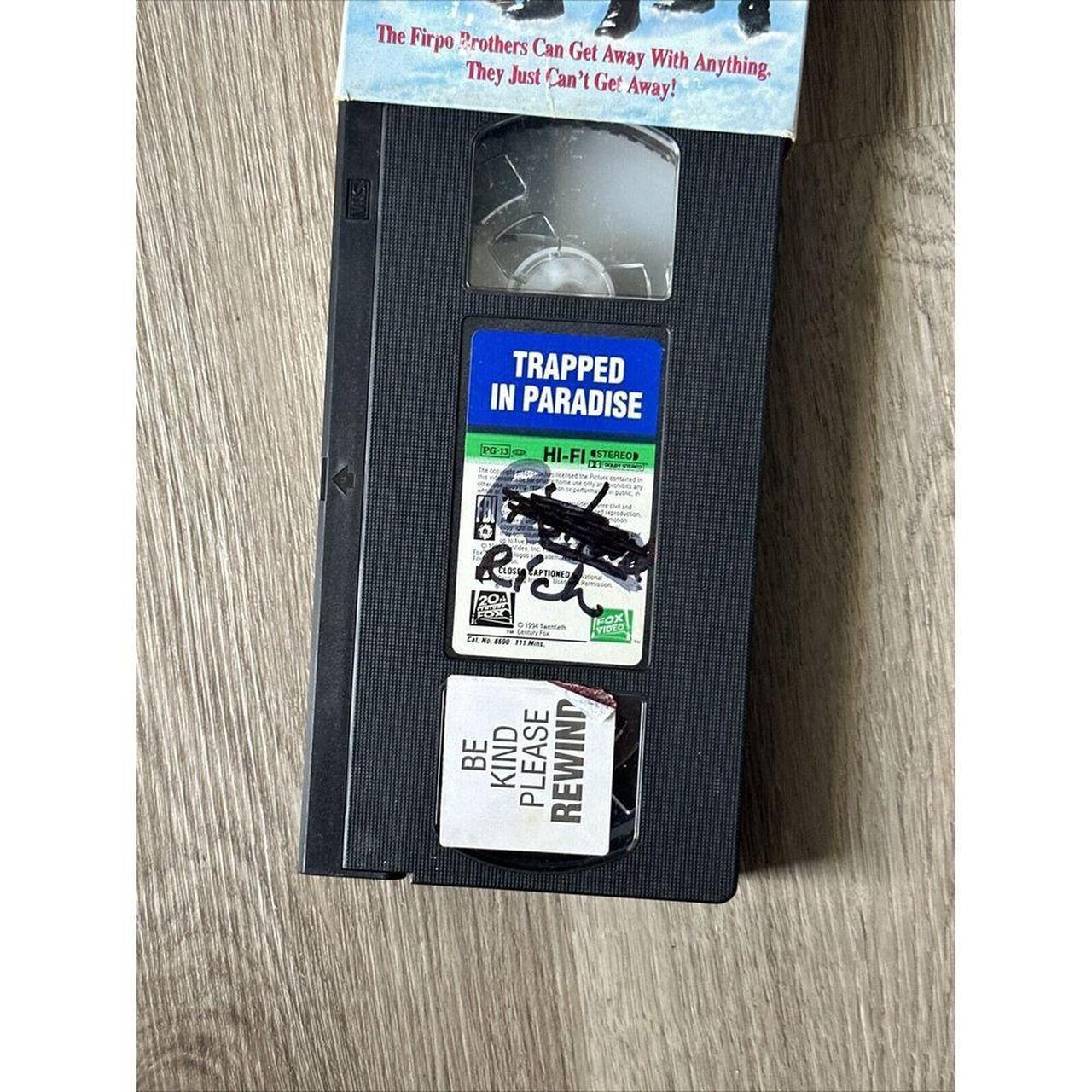 Trapped in Paradise VHS 1995 Nicolas Cage Trapped... - Depop
