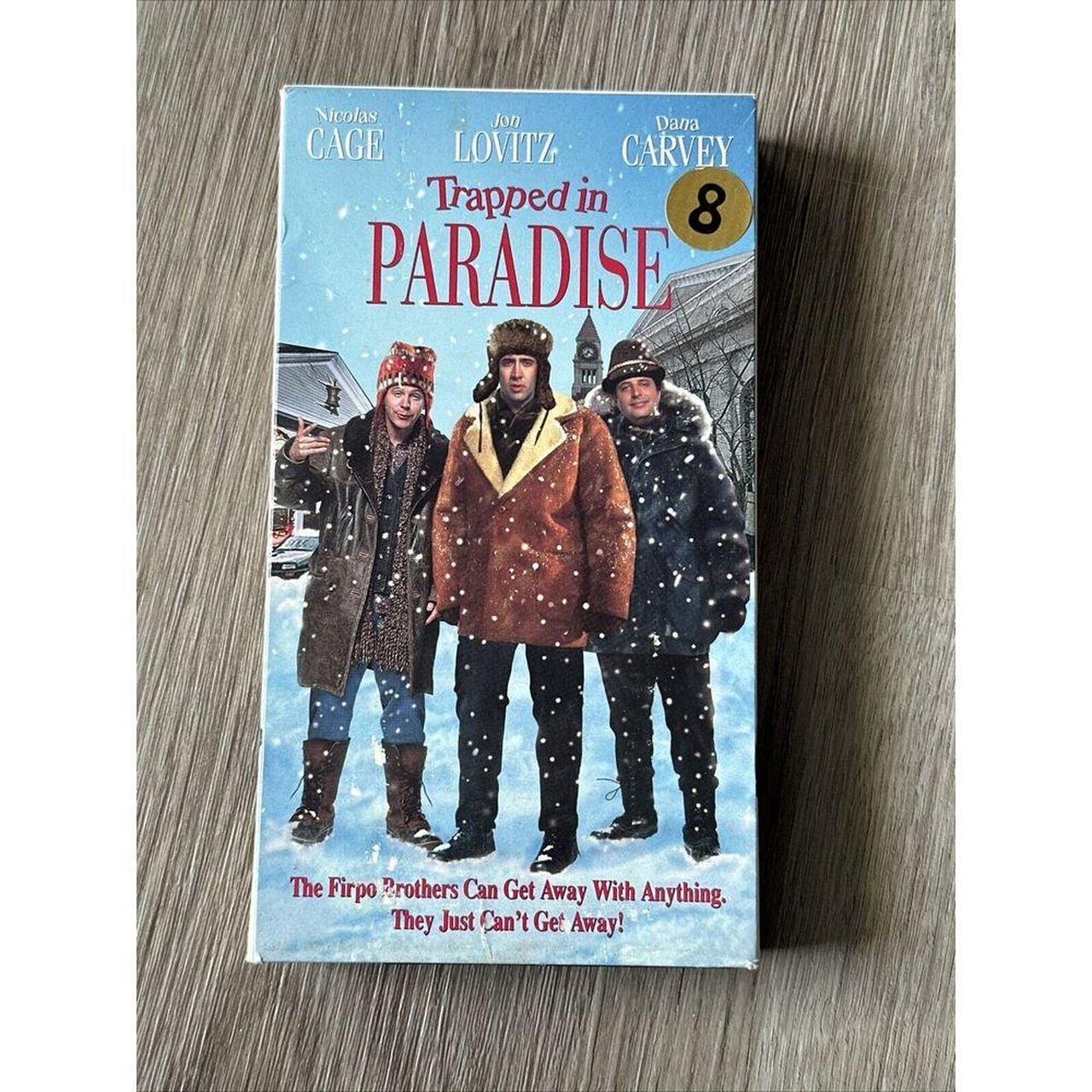 Trapped in Paradise VHS 1995 Nicolas Cage Trapped... - Depop