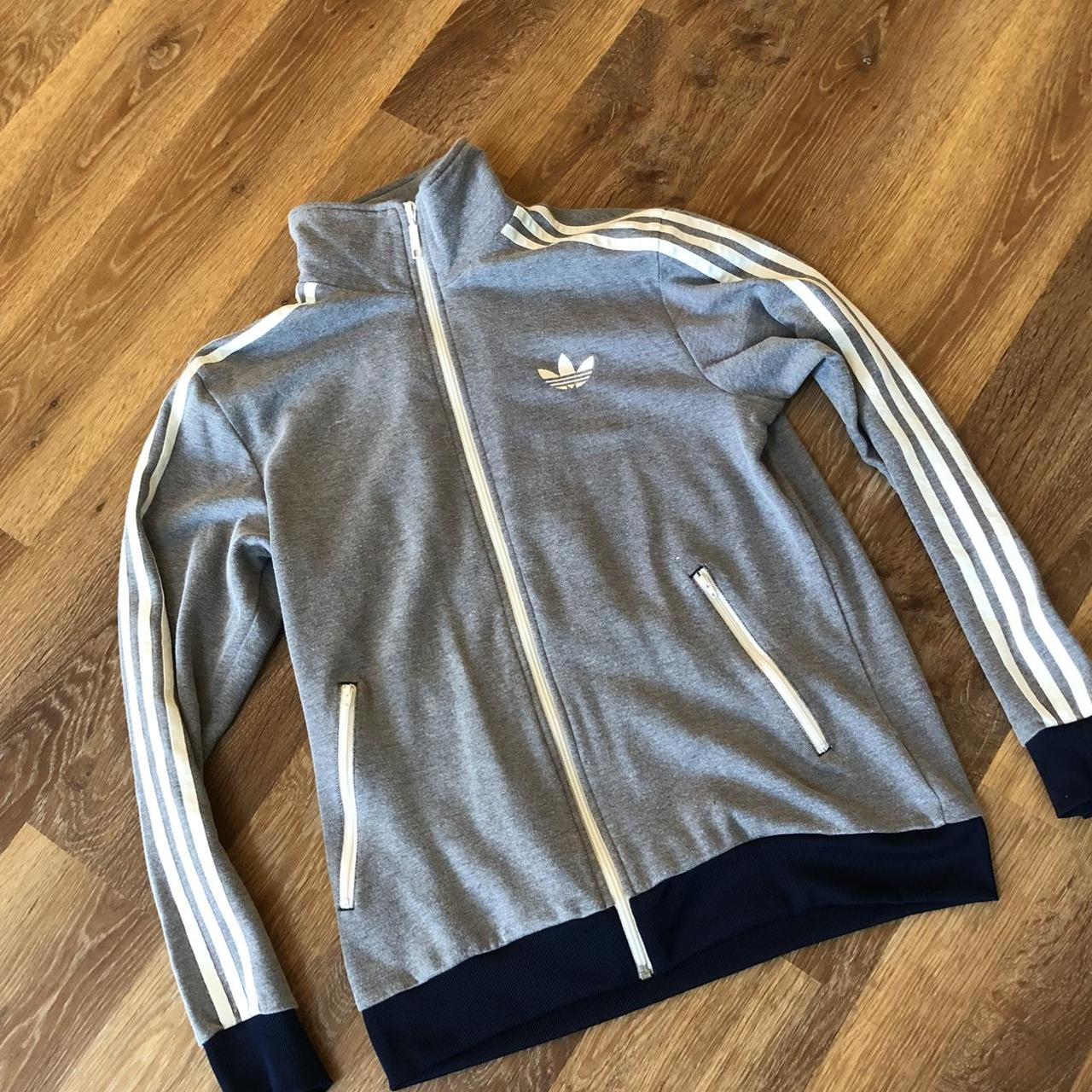 Adidas orginal jacket medium size with few times.... - Depop