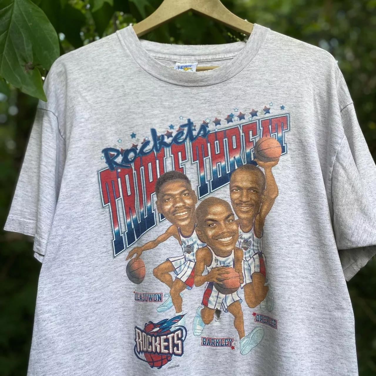 Remake Houston Rockets NBA Basketball T shirt Size XL | Depop