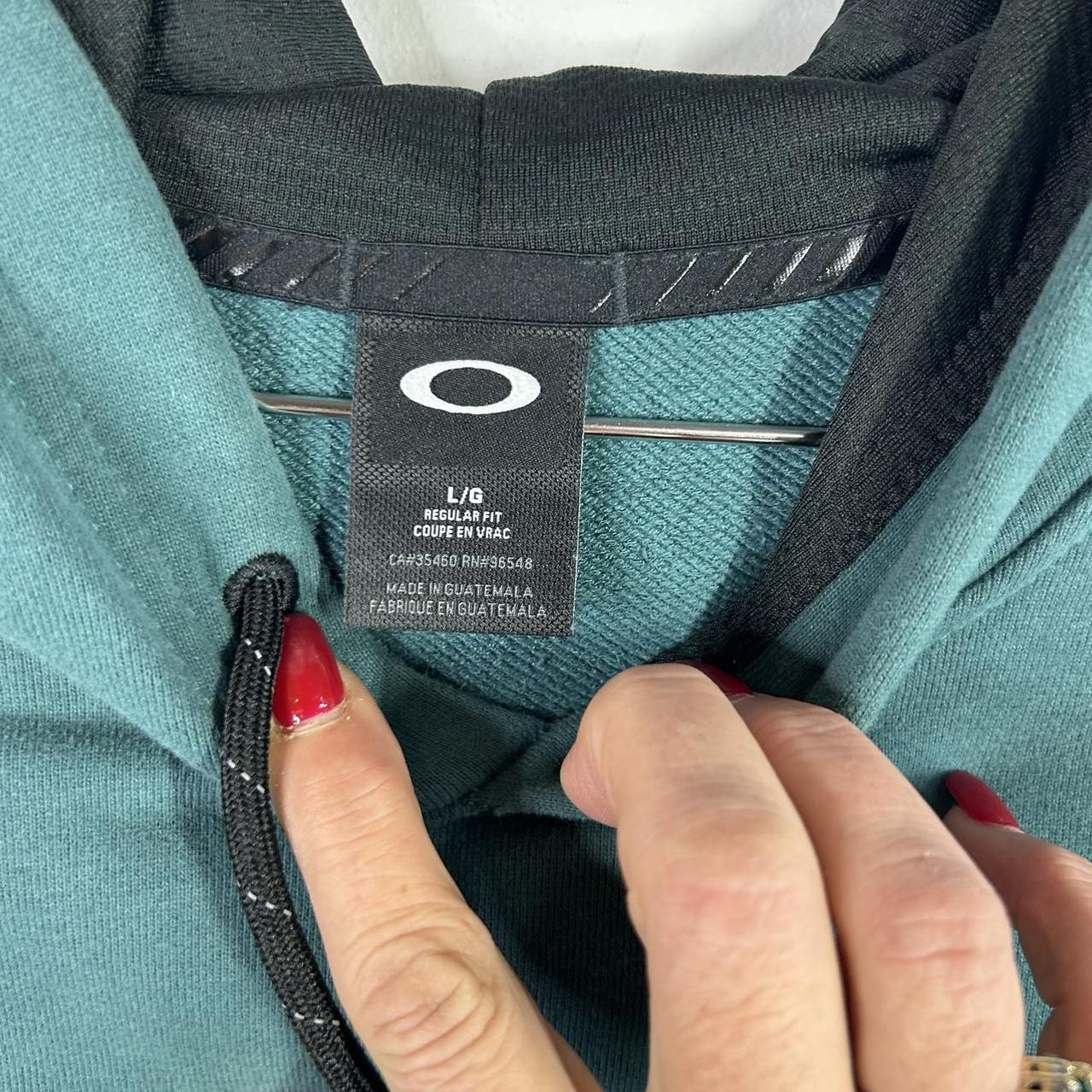 Modern Oakley Green Hooded unisex sweatshirt... - Depop