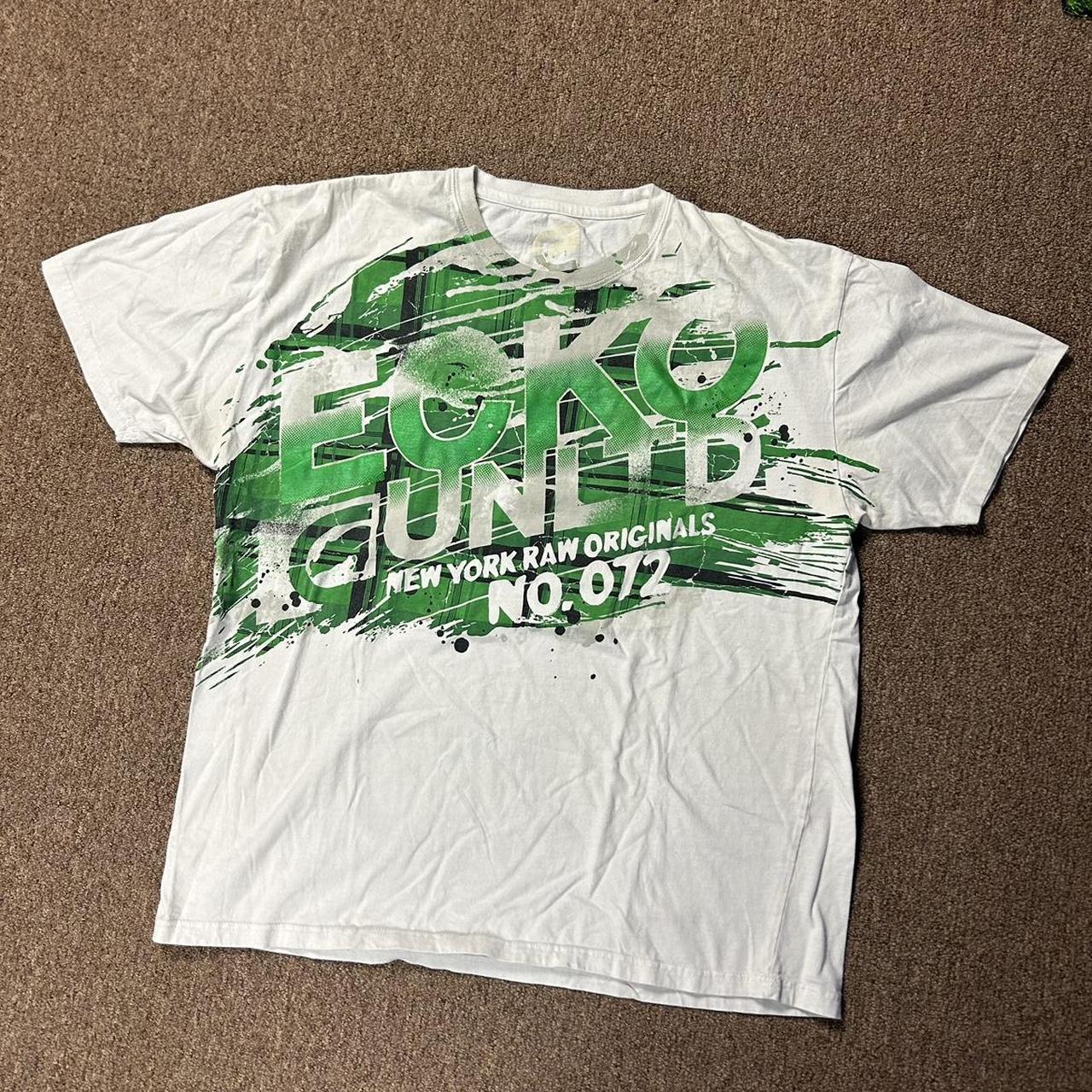 Mens Y2K Ecko UNLTD Front and back hit tee No... - Depop