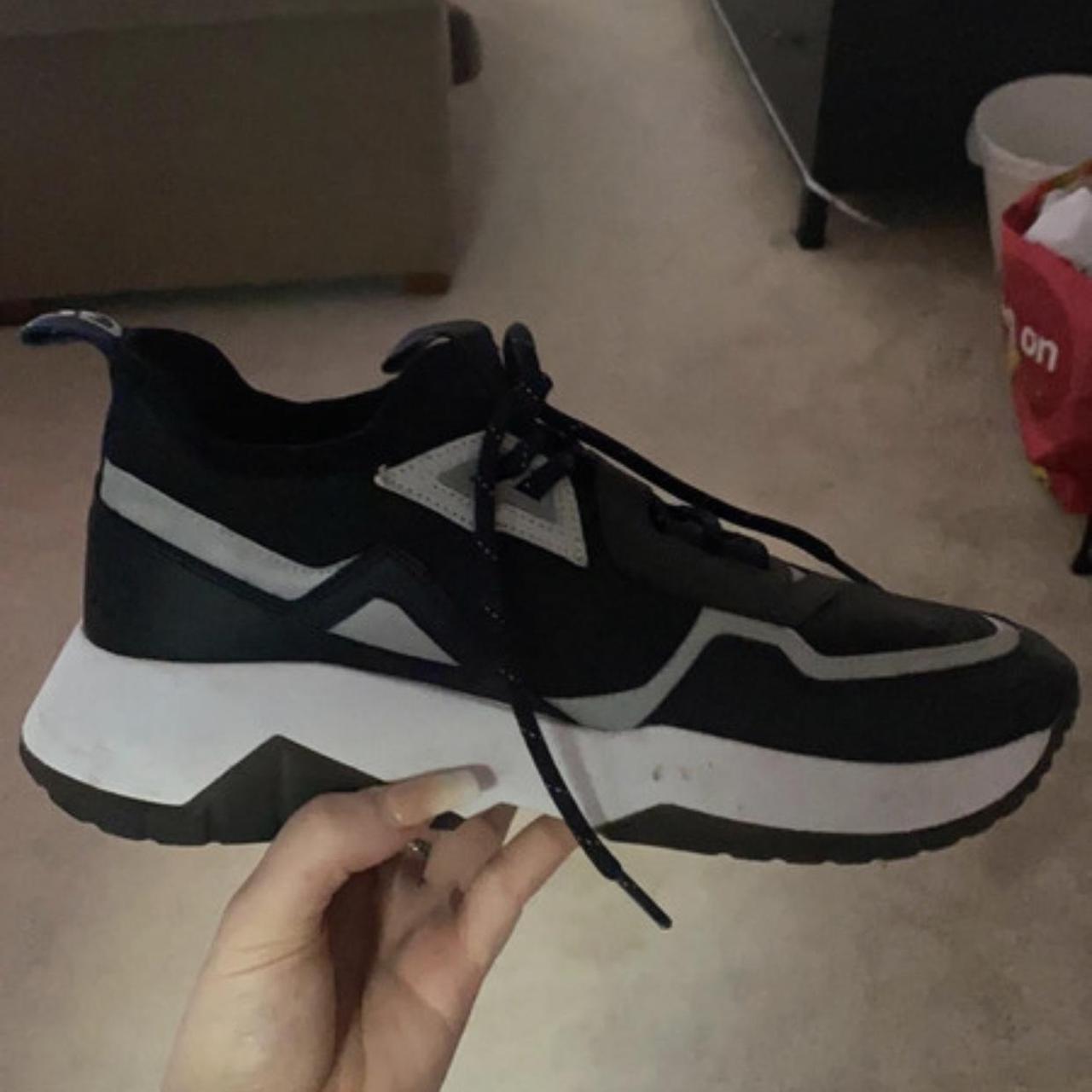 Super Cool Original Hugo Boss Reflective Trainers... - Depop
