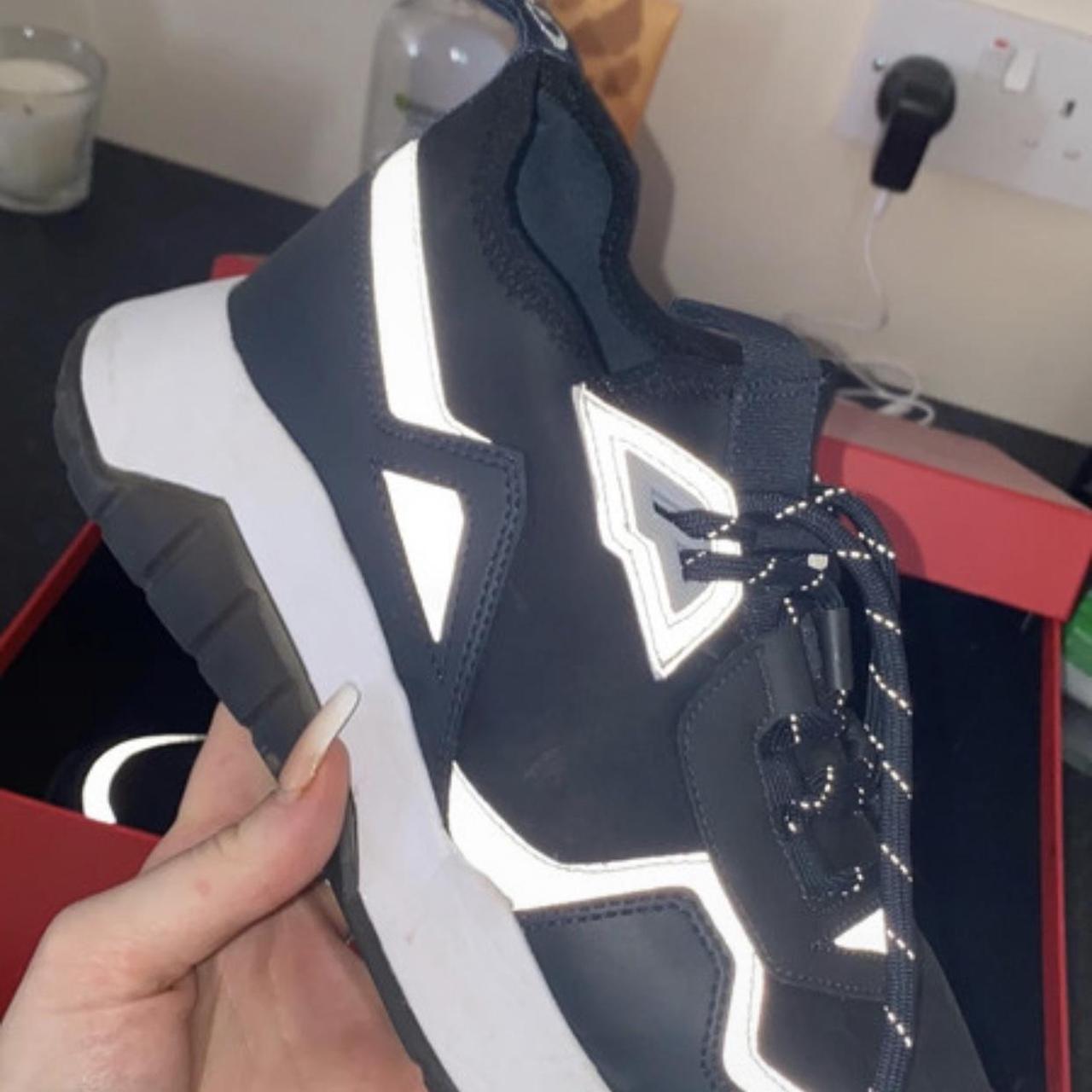 Super Cool Original Hugo Boss Reflective Trainers... - Depop
