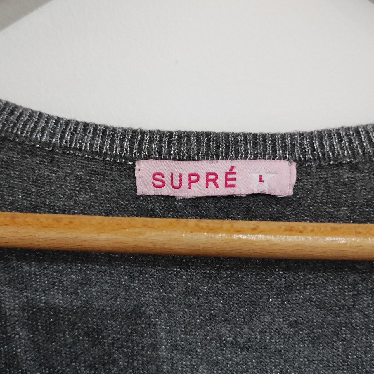 Supre ladies silver top size L #sparkle #ladies... - Depop