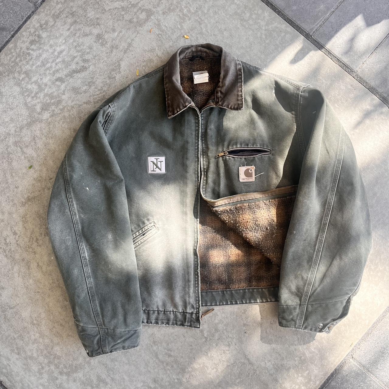 Carhartt Detriot Jacket Moss... - Depop