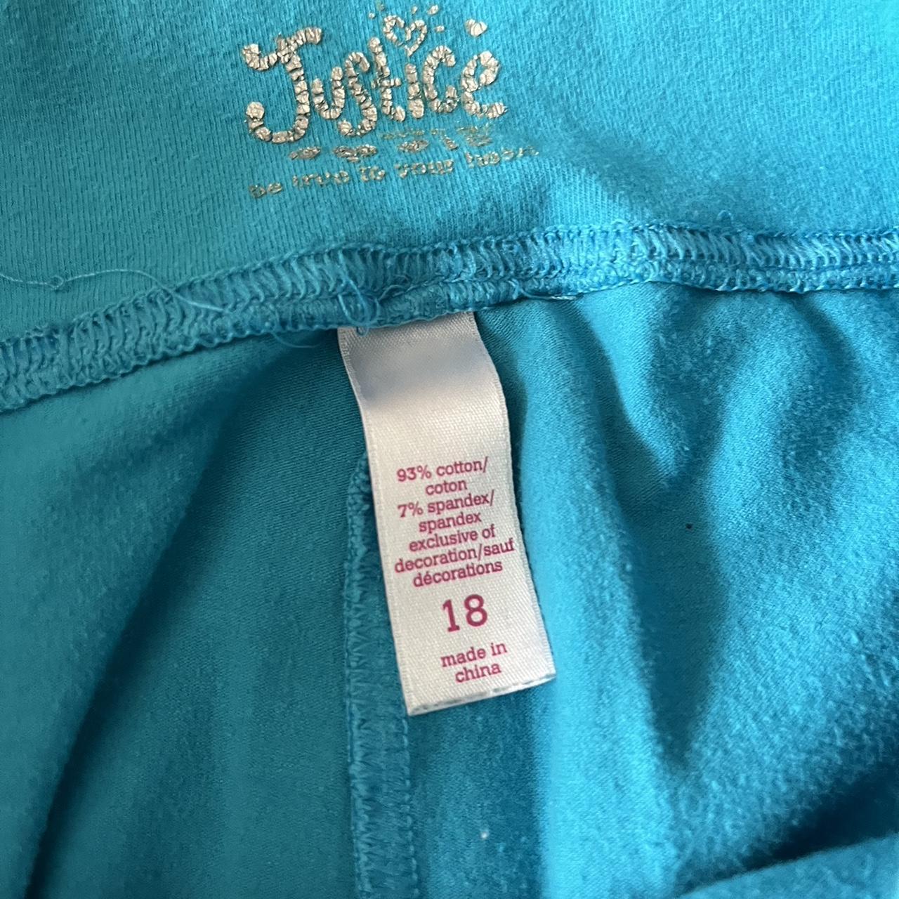 2 Pairs Girls/Kids Justice Brand Leggings Size 18... - Depop