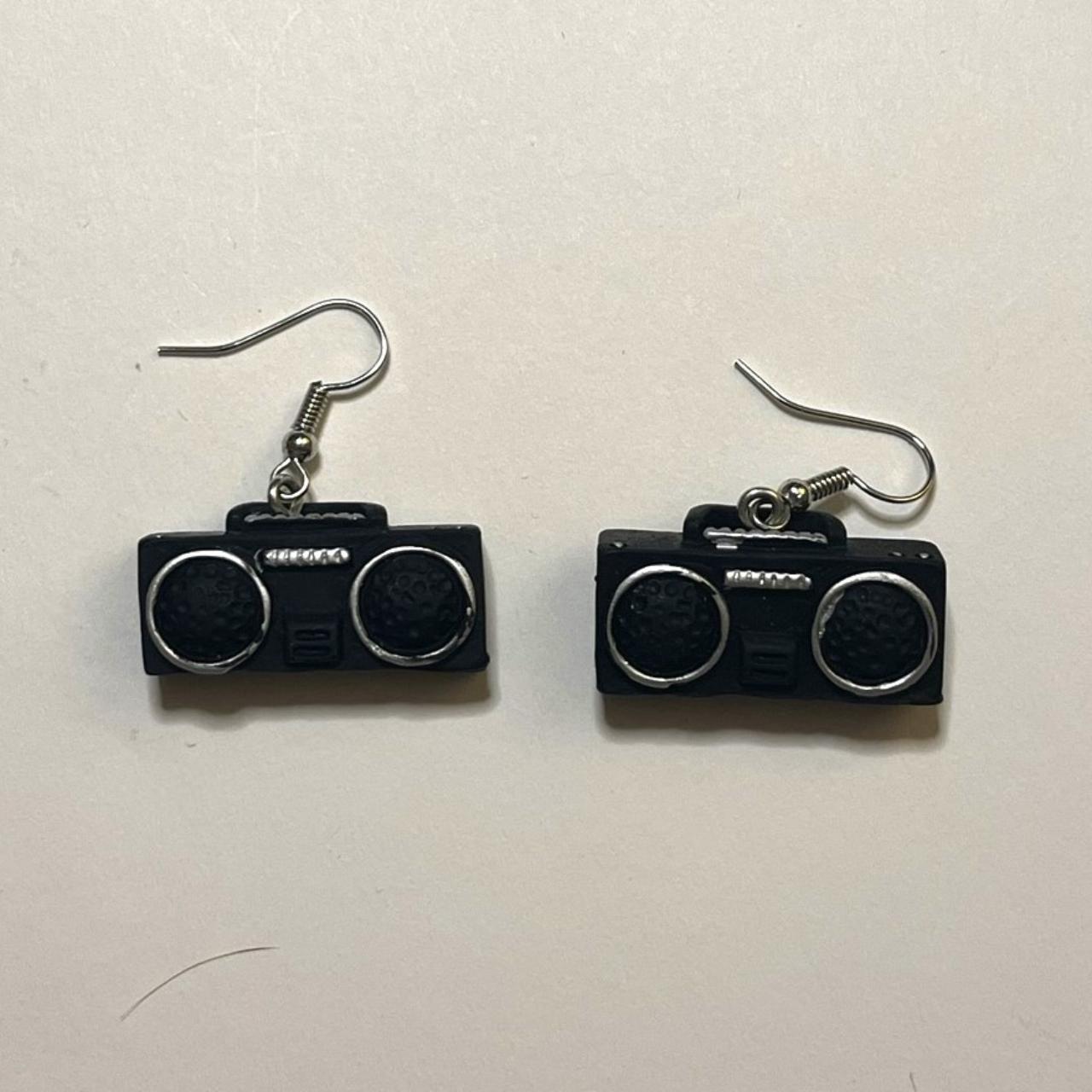 clay boom box earrings - Depop