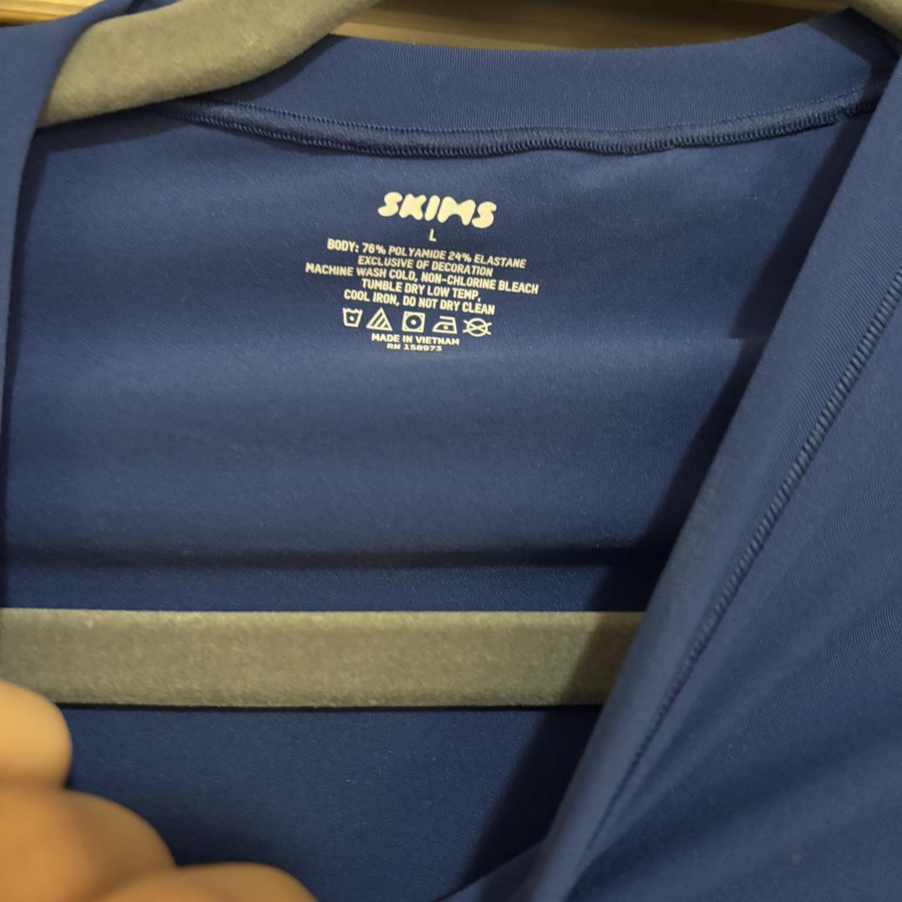 Blue long sleeve skims #casual #longsleeve - Depop