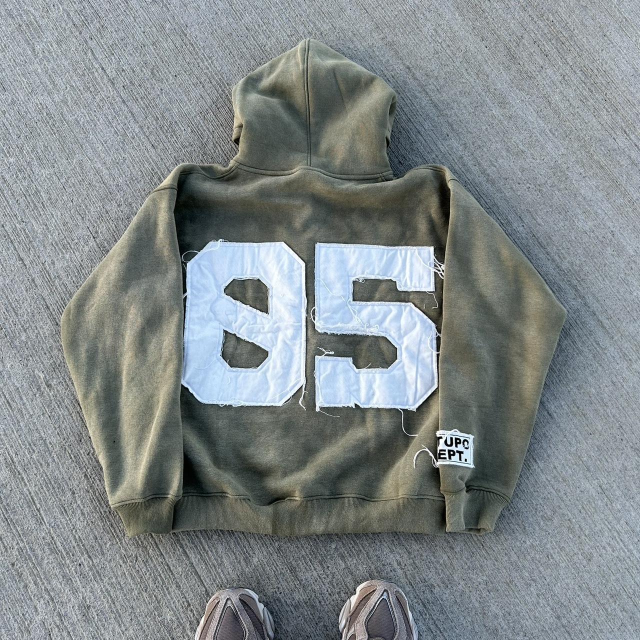 TTUPO 05 HOODIE "OLIVE GREEN" SIZE: L - Depop