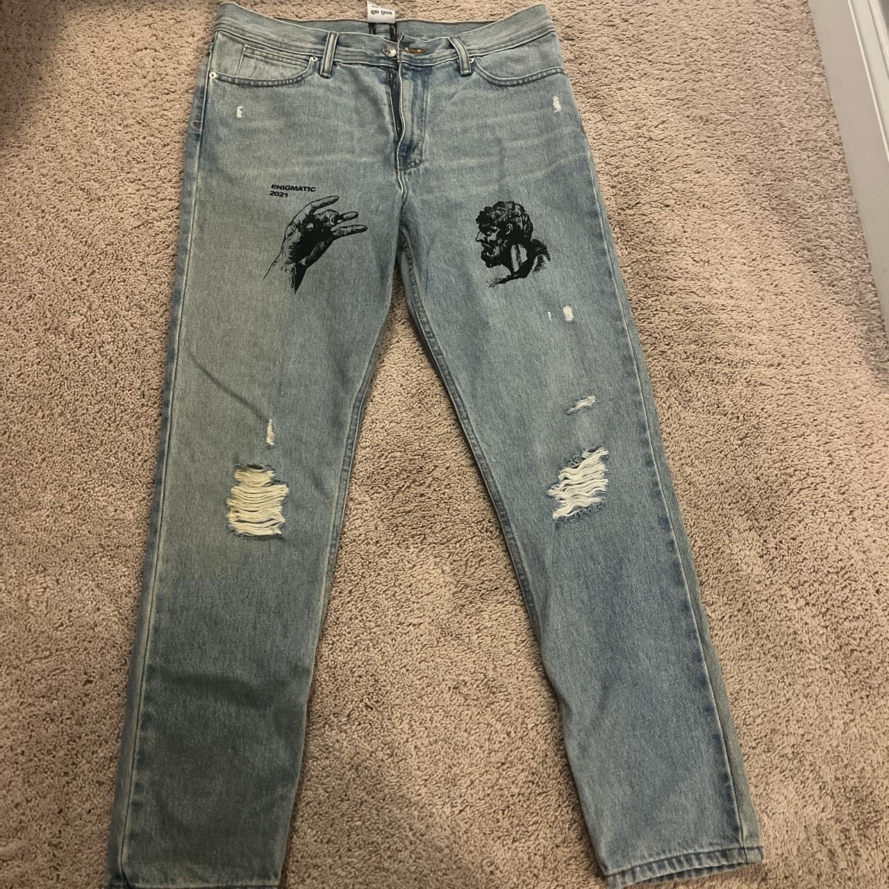 ENIGMATIC NEVER WORN BEFORE JEANS VERY RARE - Depop