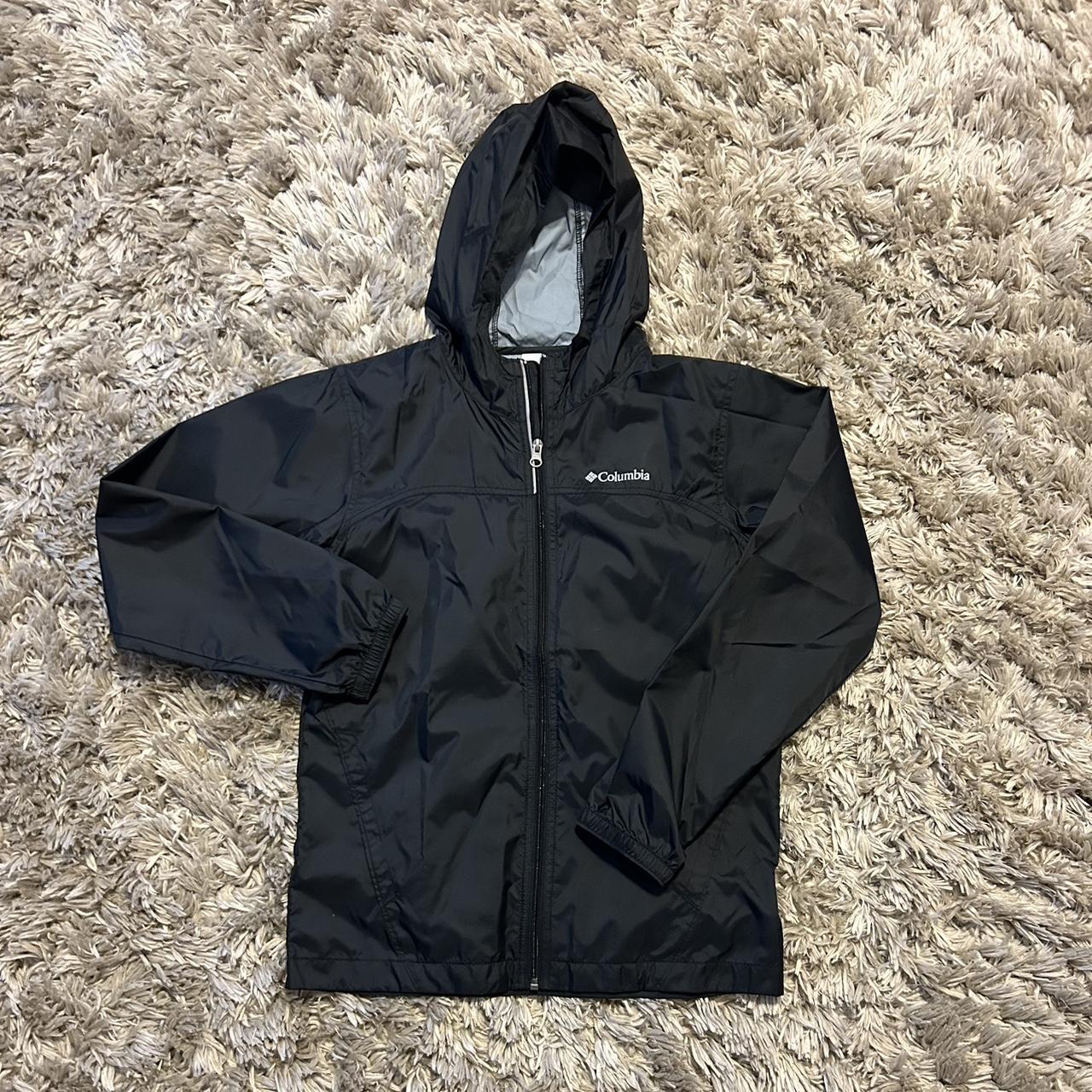 columbia wind breaker size L (youth) , fits like... - Depop