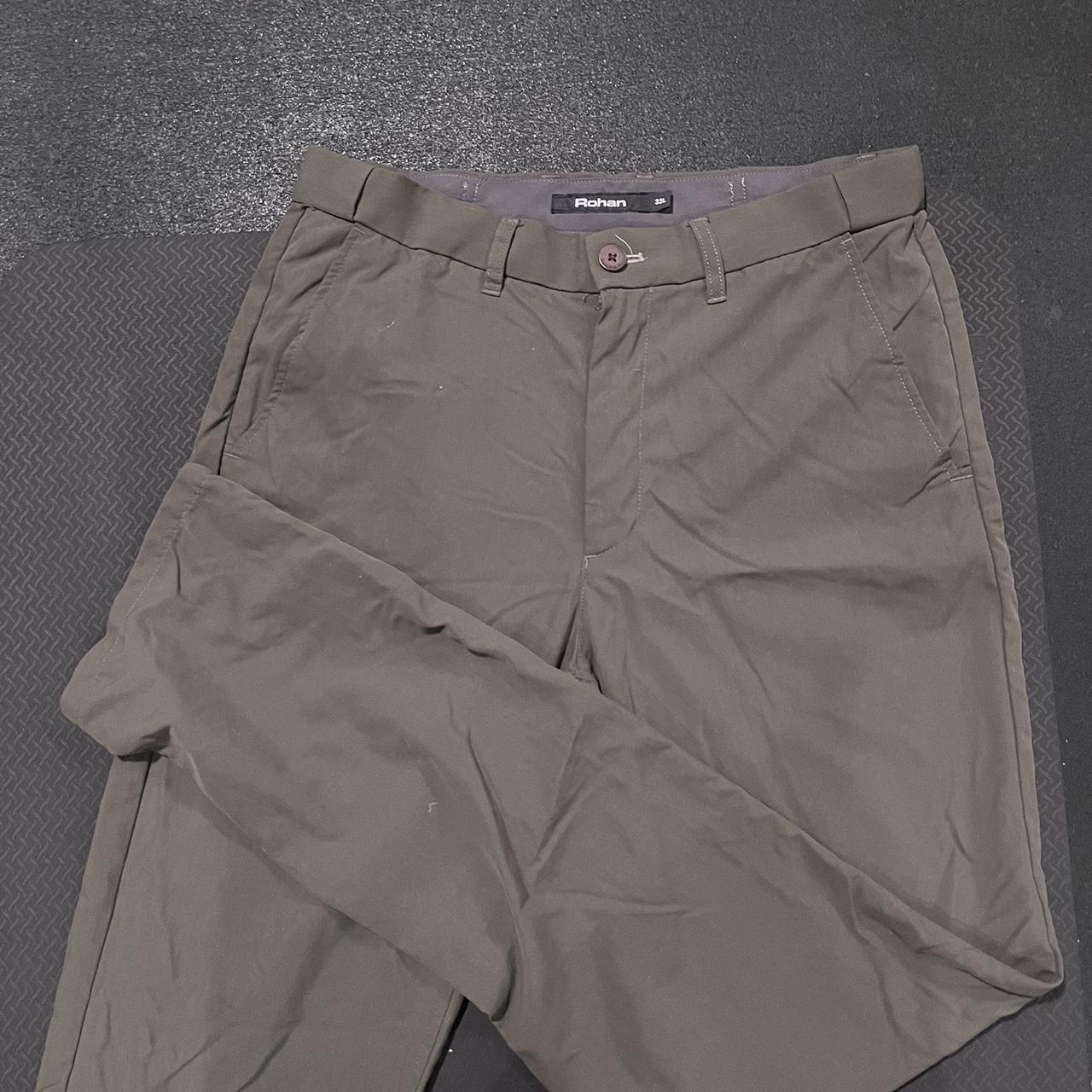 32L olive green men’s Rohan pants 100% polyamide | Depop