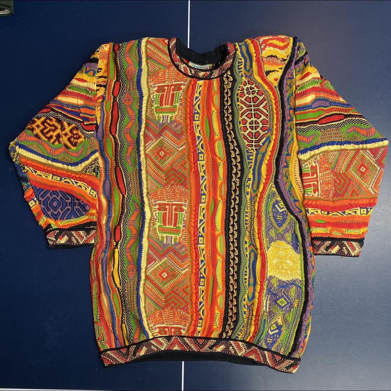 Vintage Coogi Sweater. Rare and Amazing pattern.... - Depop