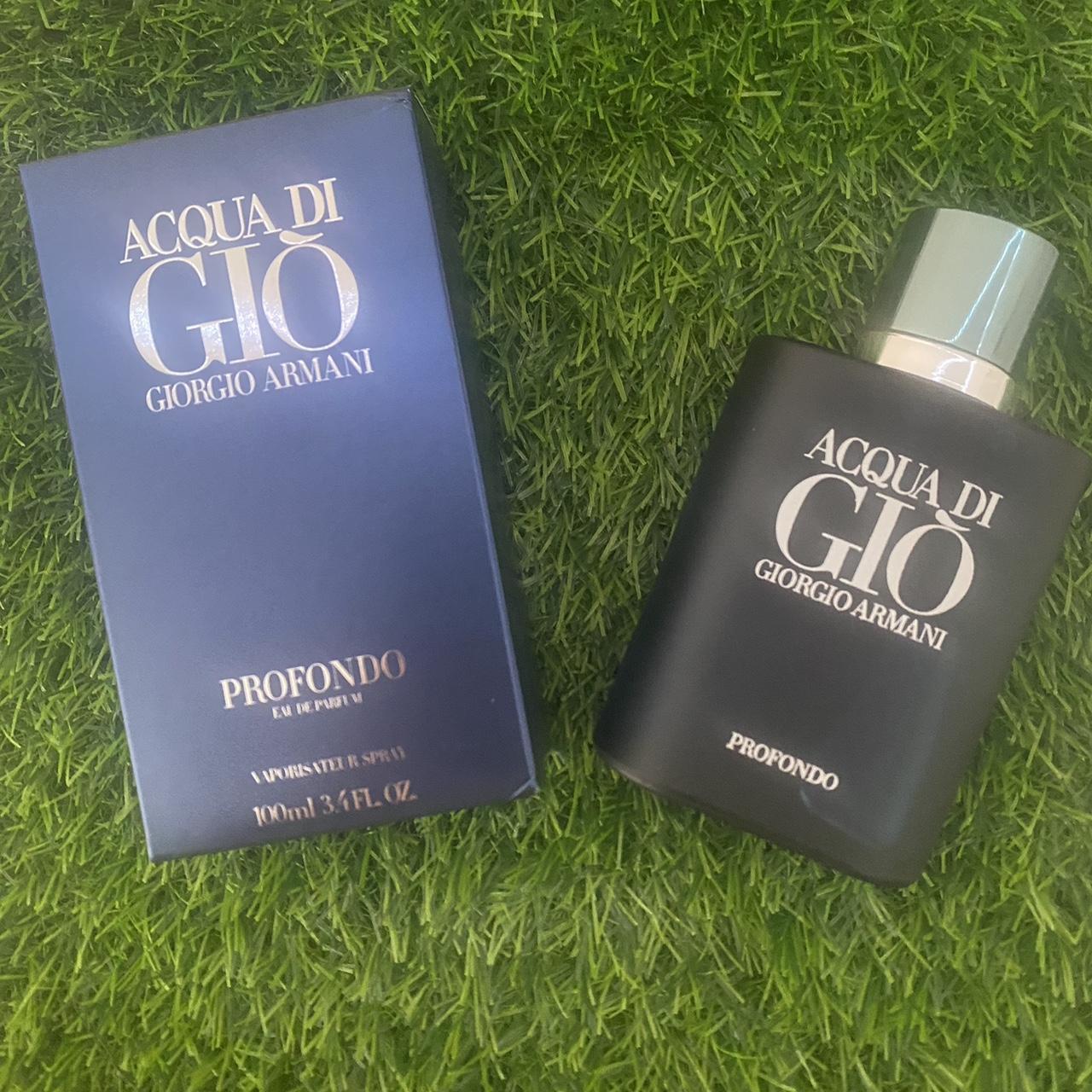 aqua di gio profondo cologne 3.4 oz / 100ml ships... - Depop