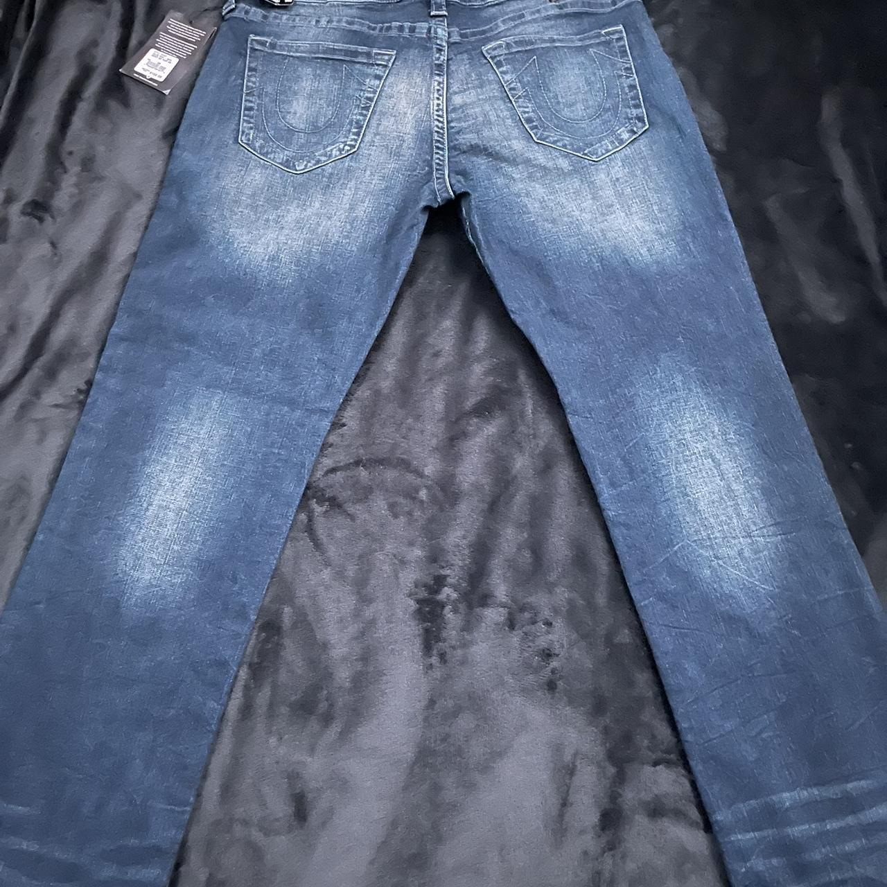 GREY TRUE RELIGION DENIM.affordable - Depop