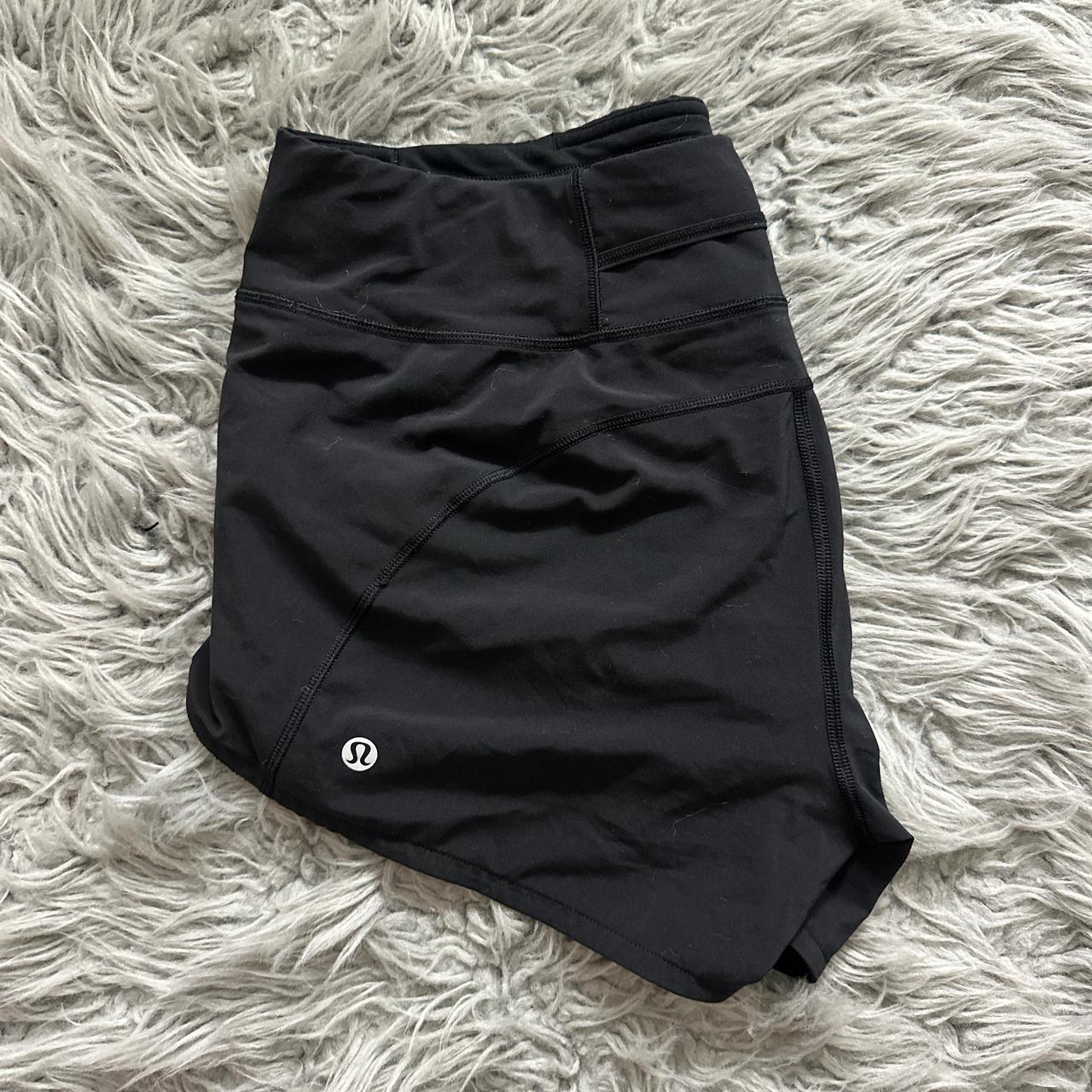 Black Lululemon Shorts Tagged 6 Like New No... - Depop