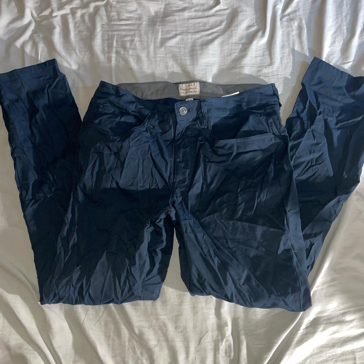 Size 34 navy blue slacks - Depop