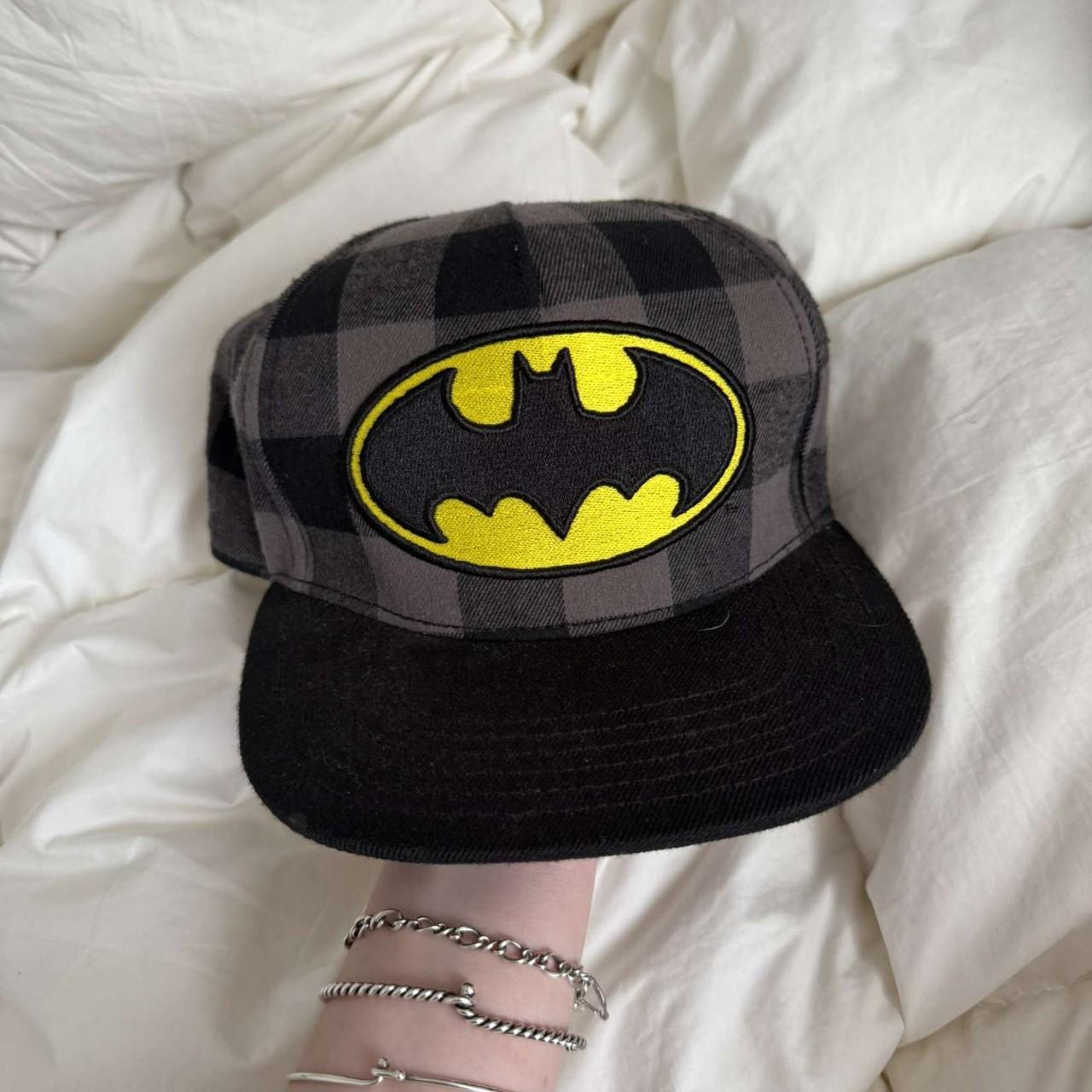 Batman Plaid Snapback | Depop
