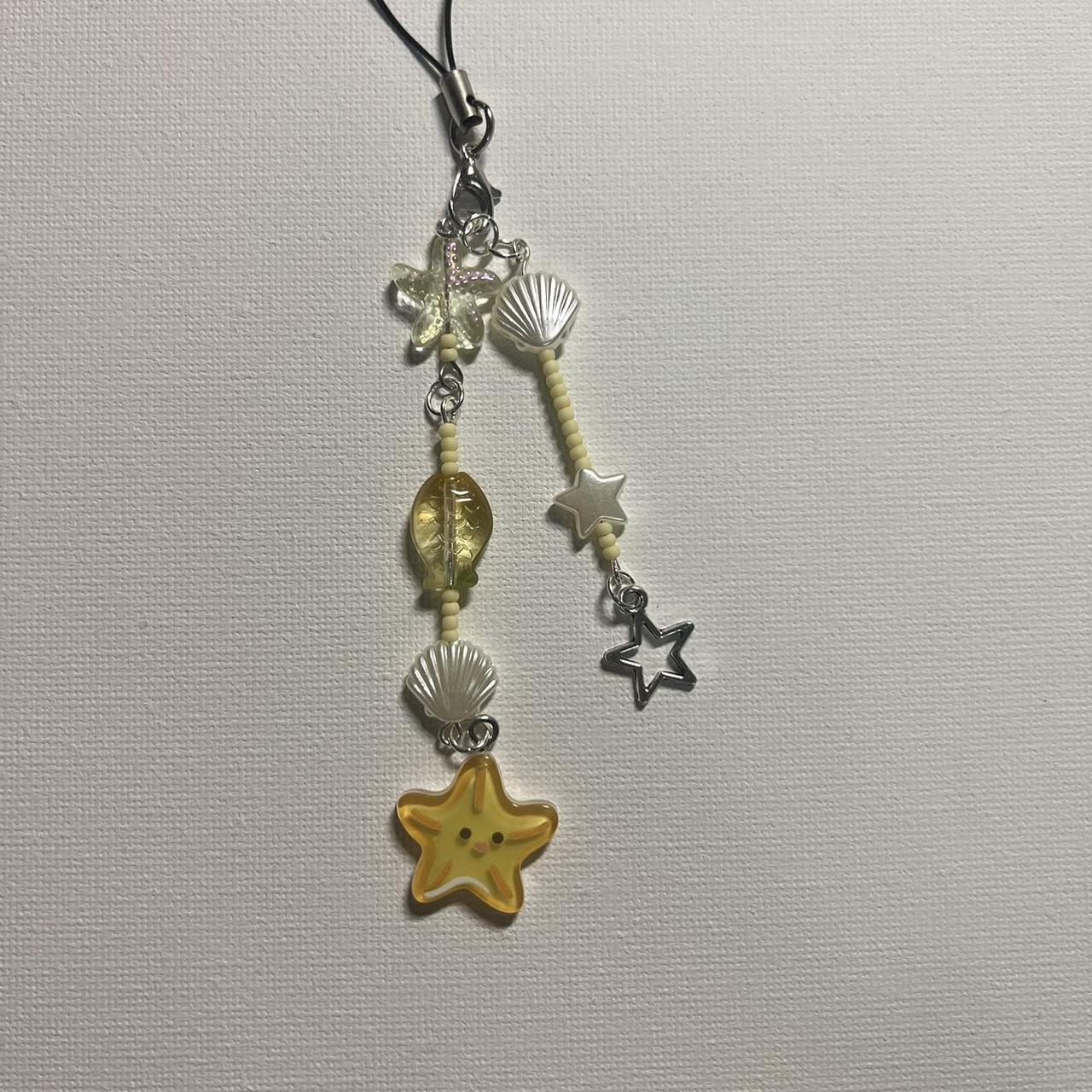 cute sea themed keychain charm handmade comes with... - Depop
