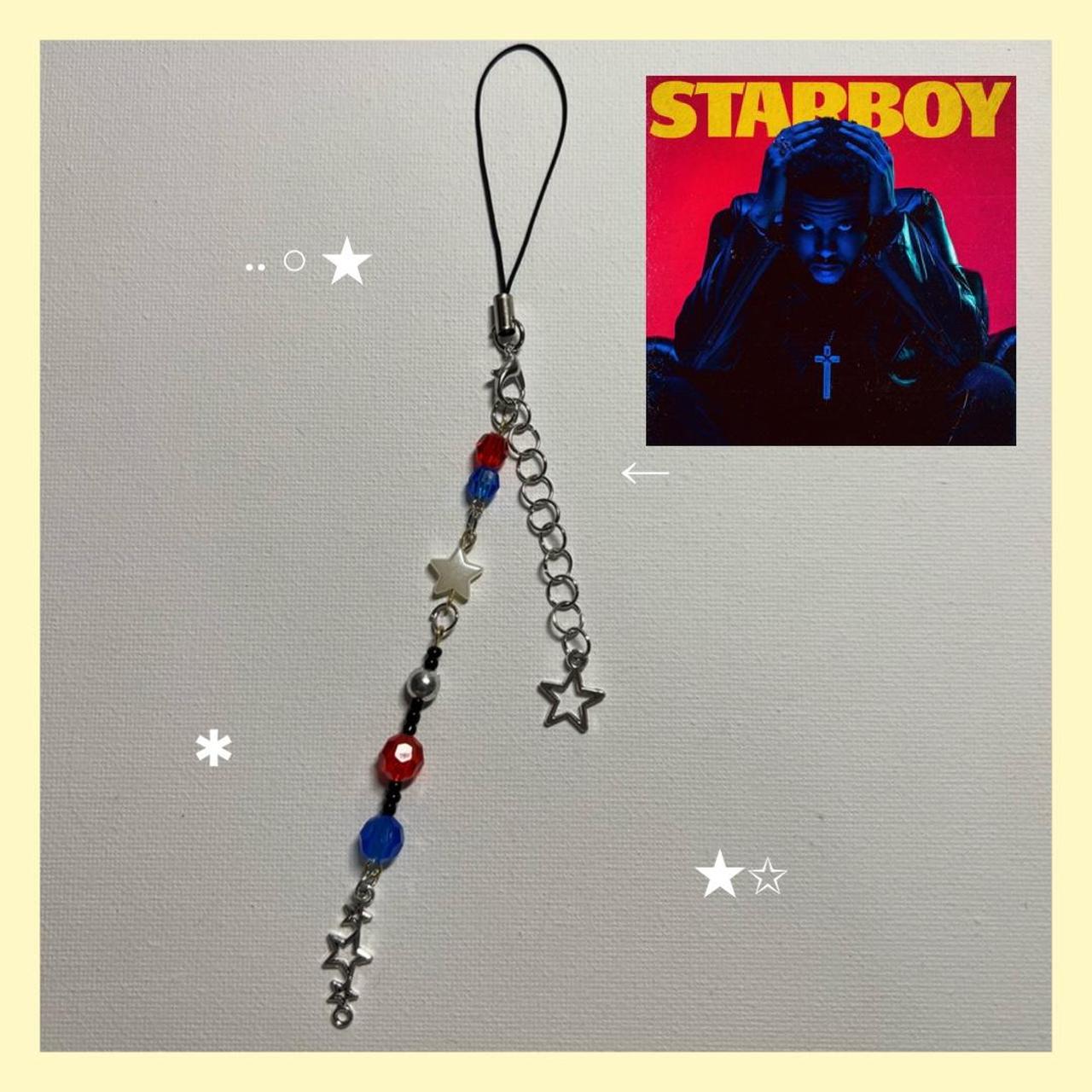 cute star boy the weeknd keychain charm... - Depop