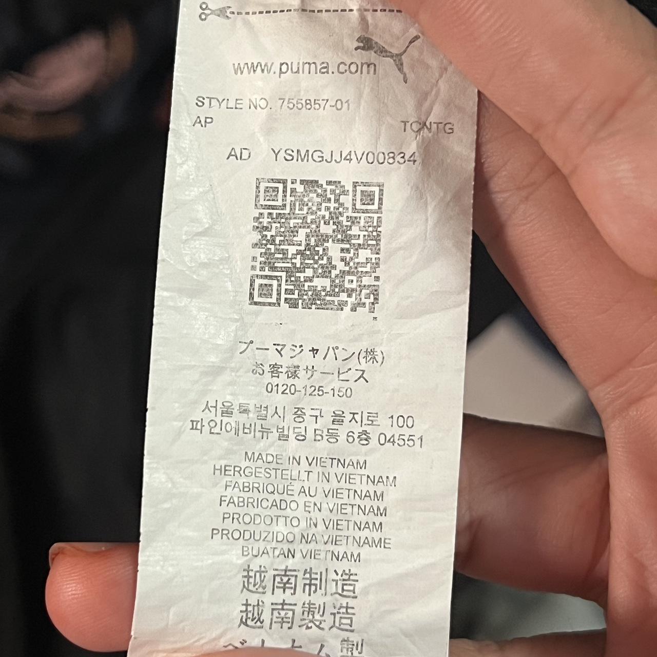 puma etihad airways men’s jersey large black size:... - Depop