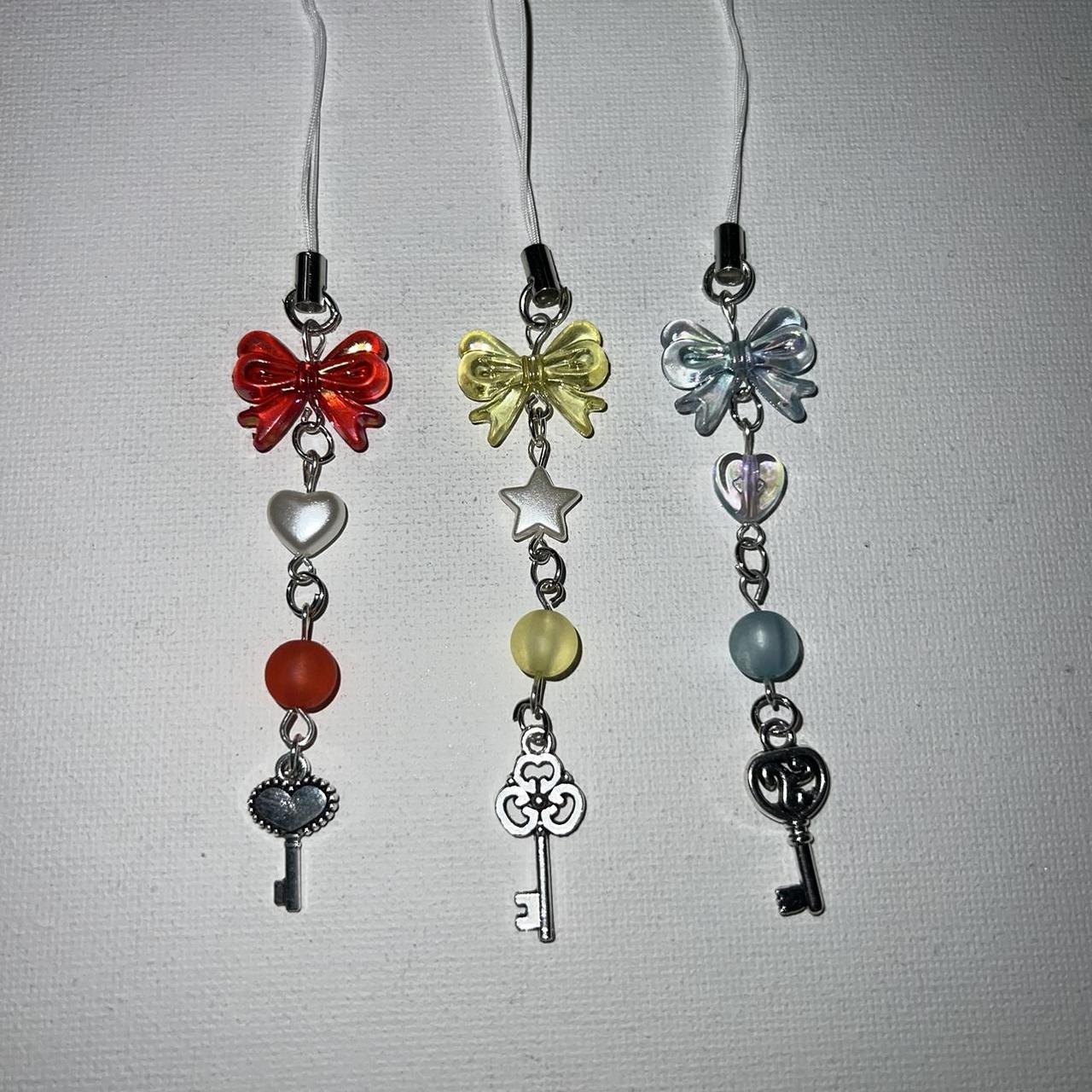 cute simple matching keychains handmade comes with... - Depop