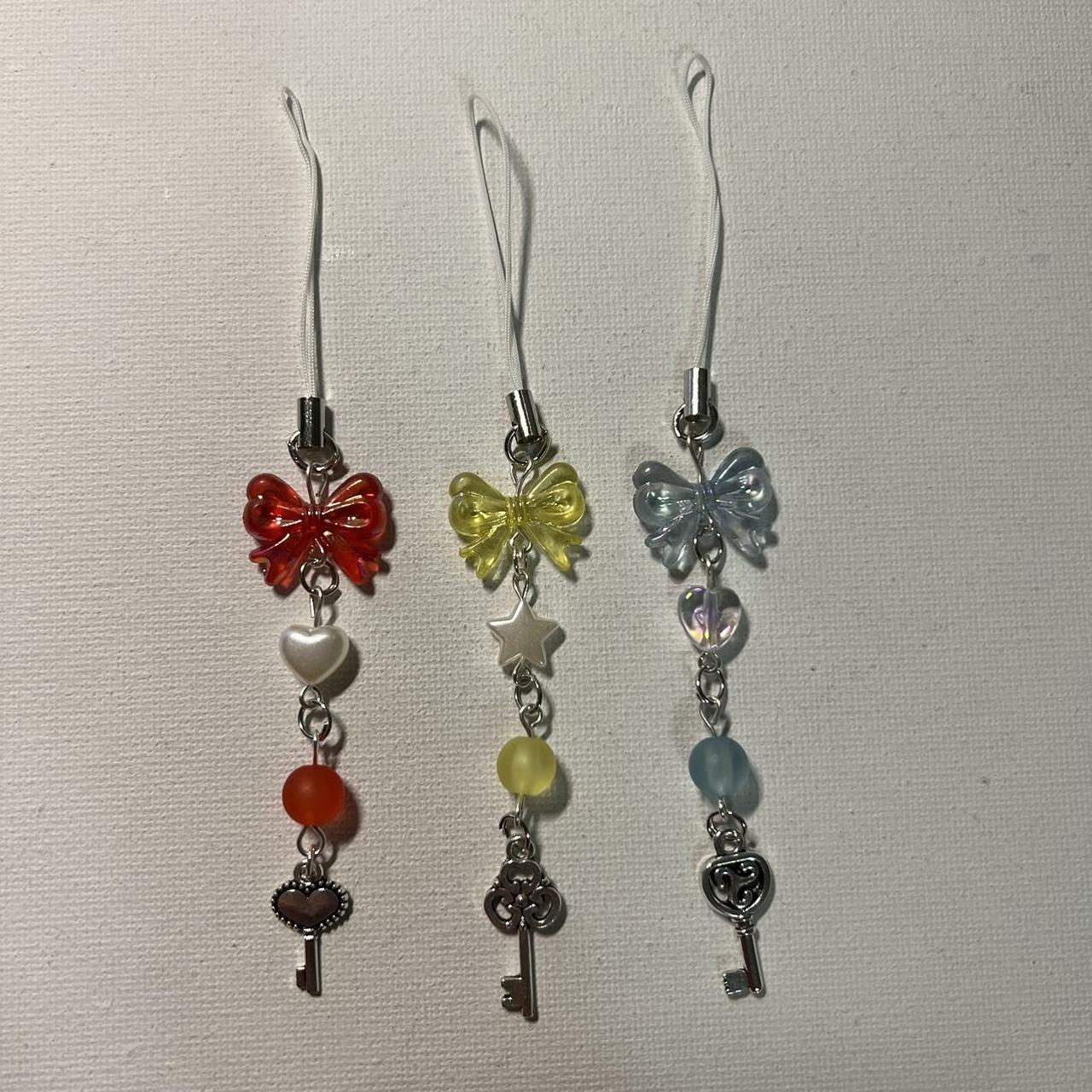 cute simple matching keychains handmade comes with... - Depop
