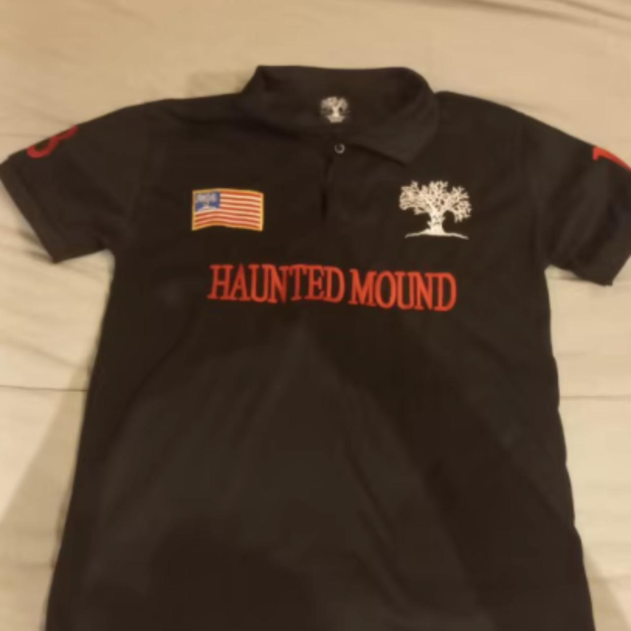 haunted mound polo free shipping sizes small medium... | Depop