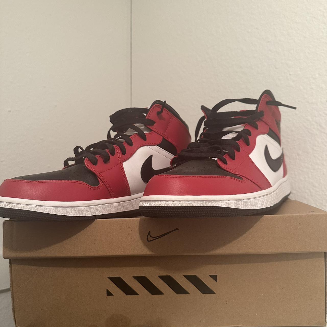 Air Jordan 1's Chicago Black Toes, these were used... - Depop