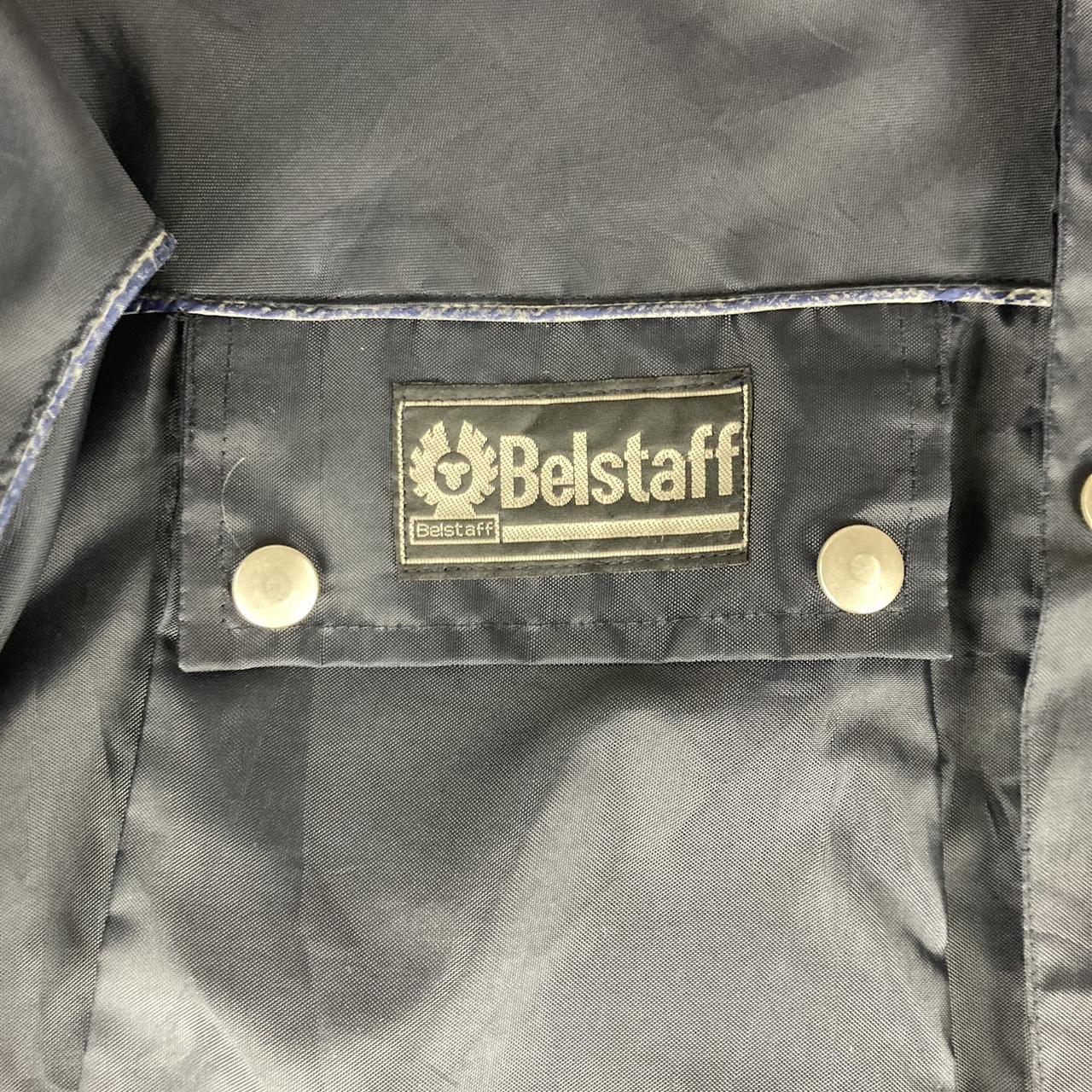 Vintage Belstaff Jacket in Navy size XL. English... - Depop