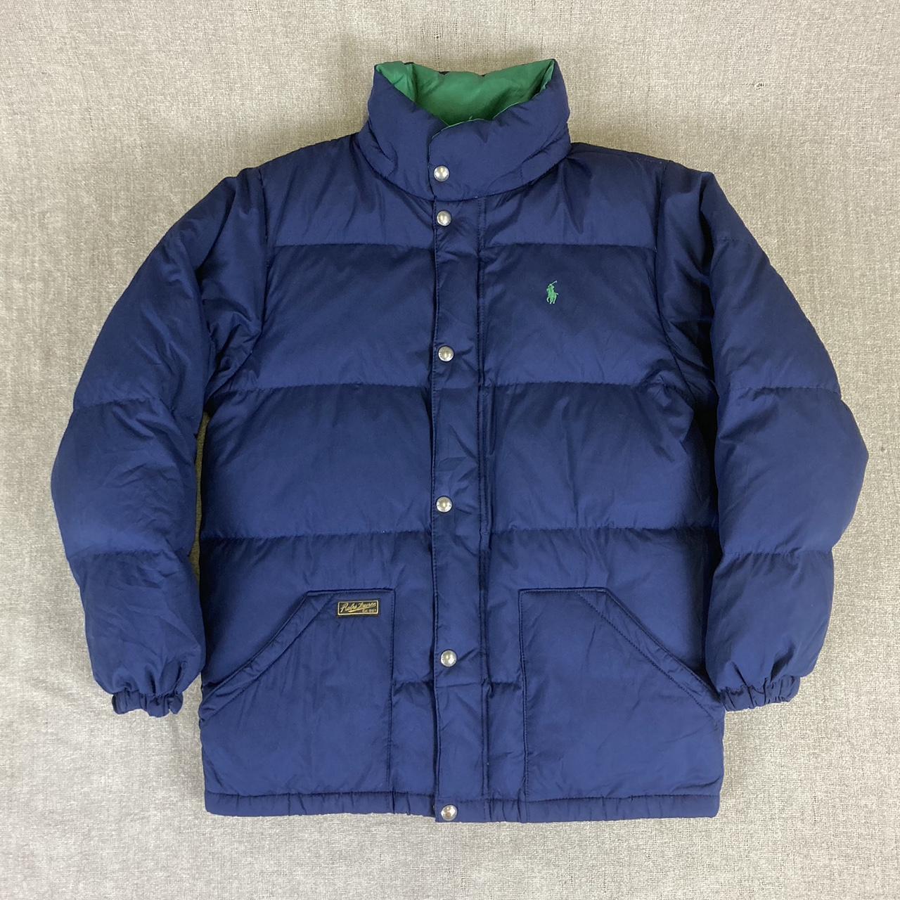Polo Ralph Lauren Puffer Jacket in Navy size L... - Depop