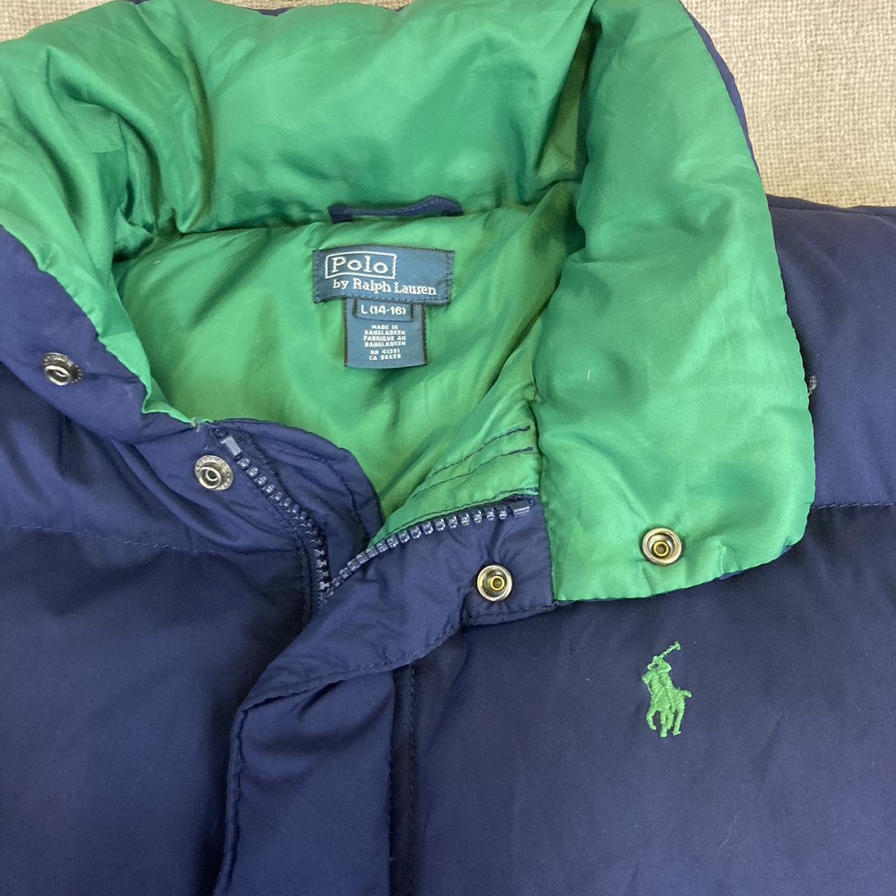 Polo Ralph Lauren Puffer Jacket in Navy size L... - Depop