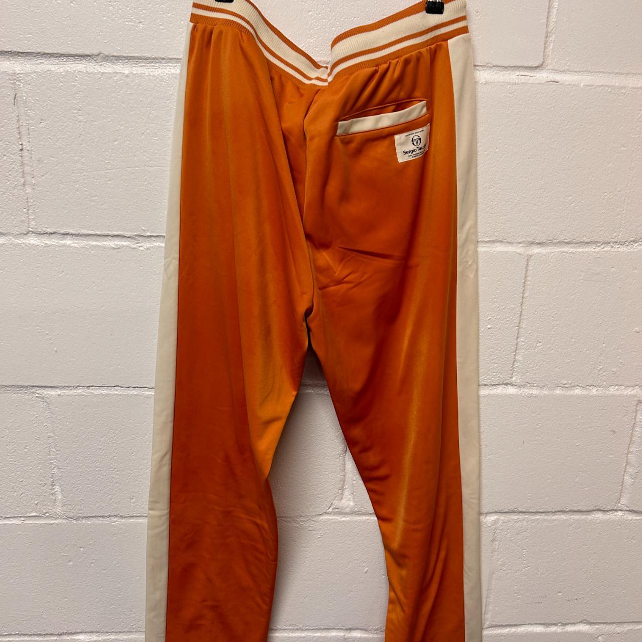 Sergio Tacchini Orange Tracksuit Bottoms - Brand New... - Depop